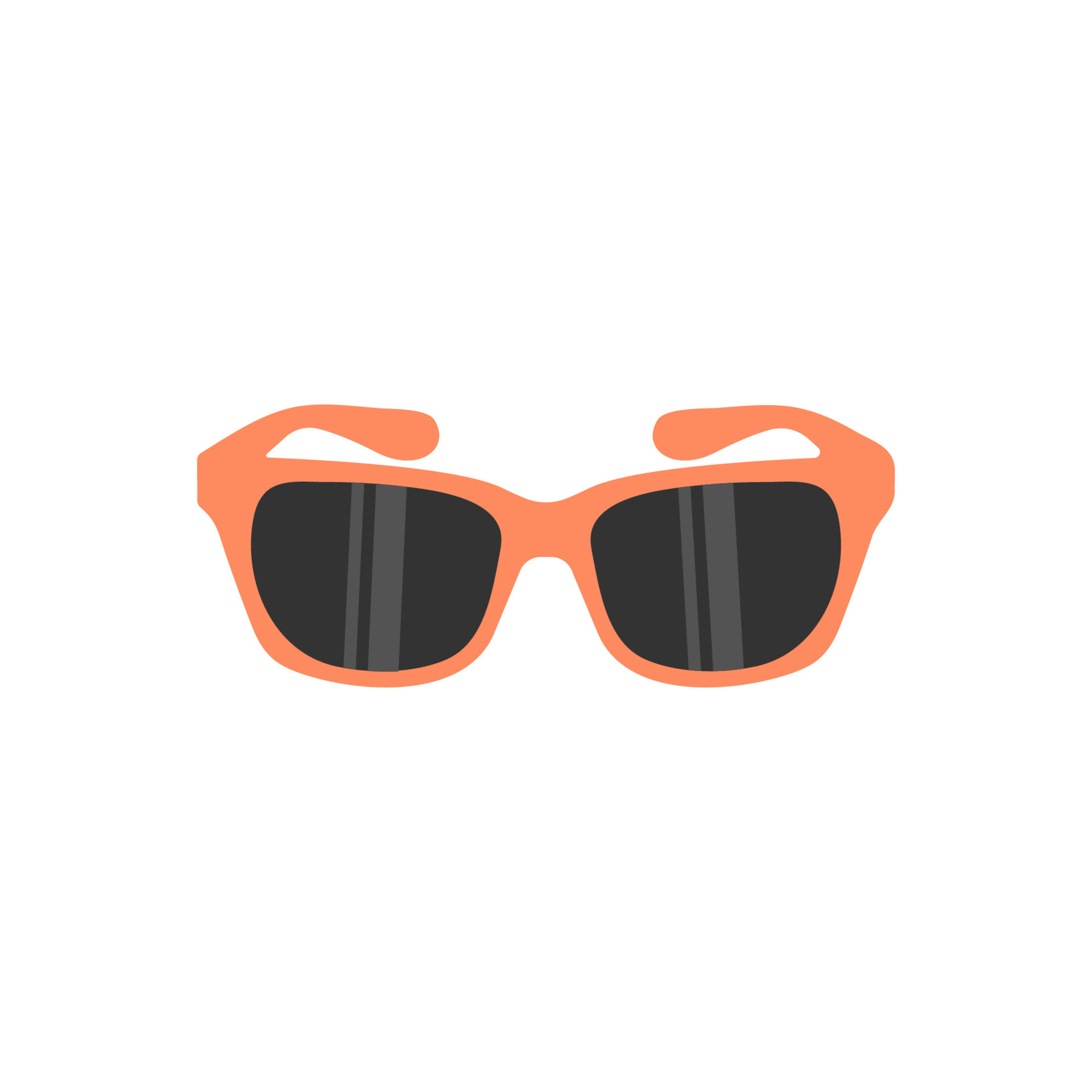Summer Sunglasses Vector Illustration Isolated On White Background 7718646 Vector Art At Vecteezy