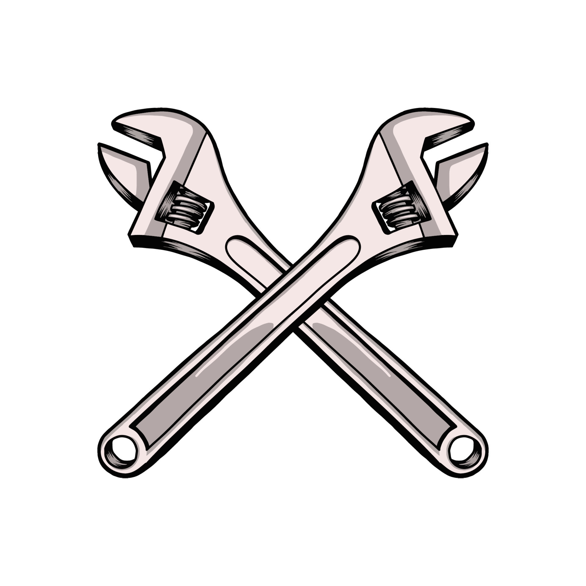 adjustable wrench vector illustration from tools collection. adjustable ... adjustable wrench vector illustration from tools collection. adjustable ...