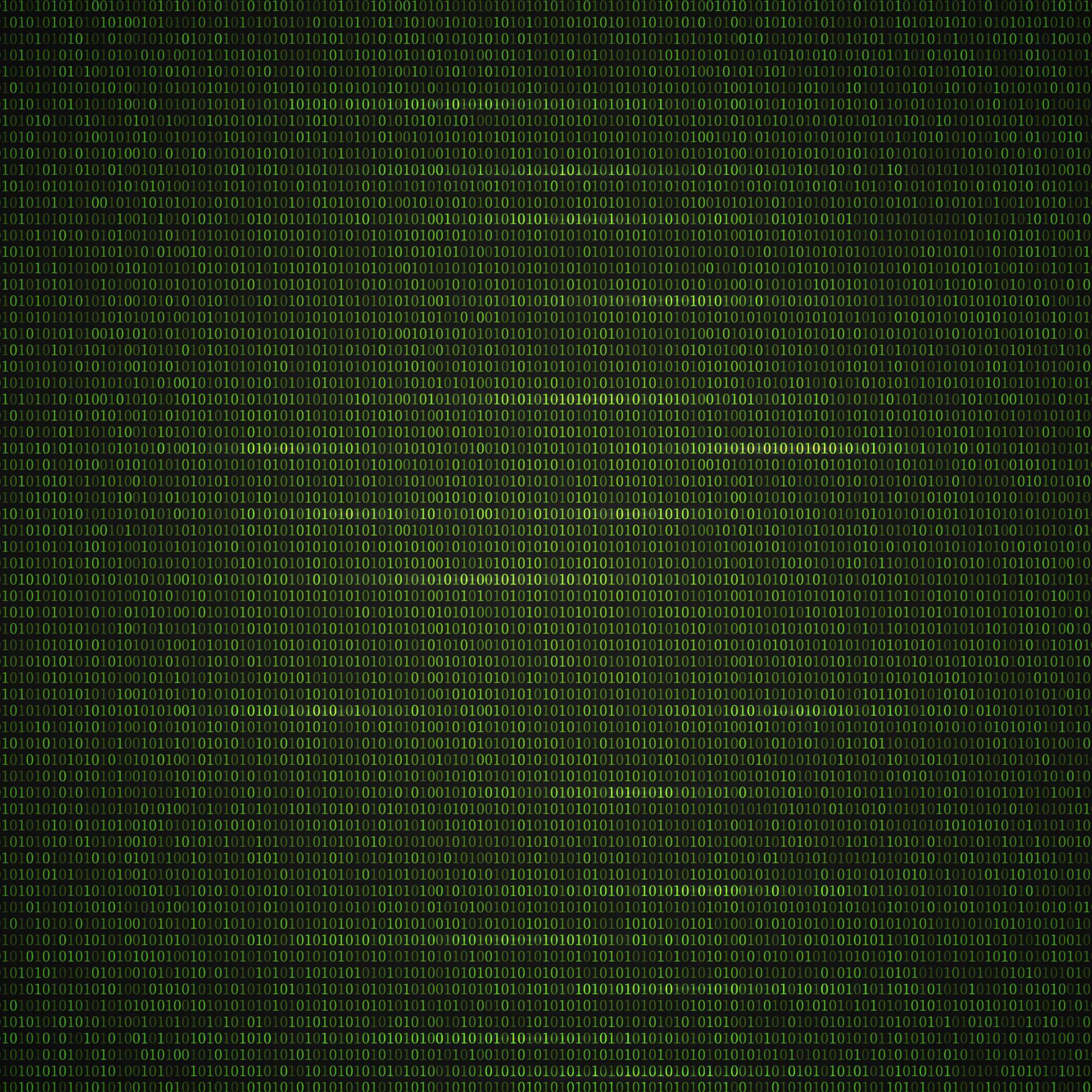 Binary code bright green background. Programming code. Big data concept ...