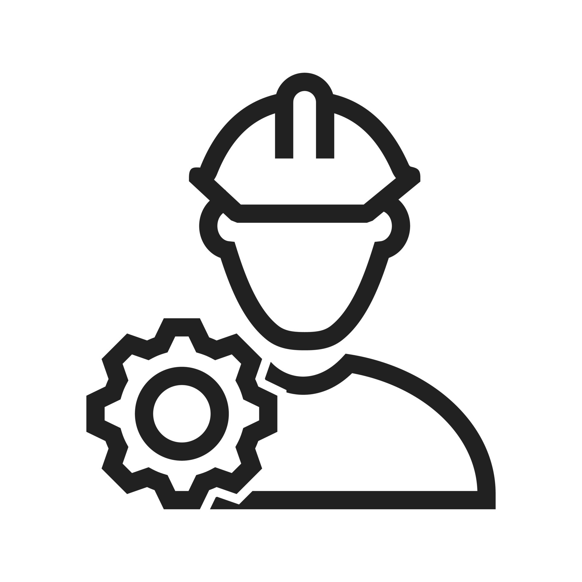 Engineer Line Icon 7728770 Vector Art at Vecteezy