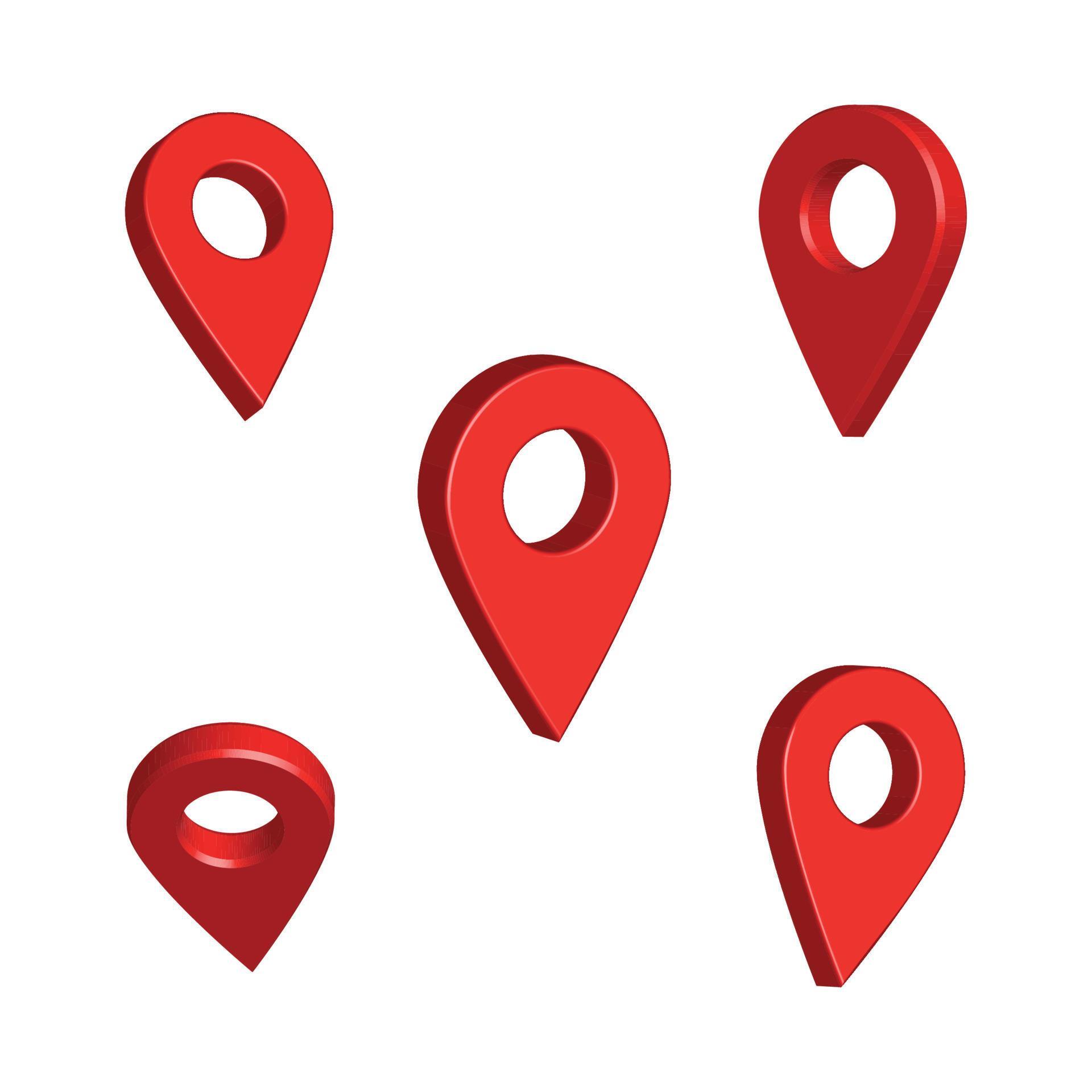 You are here gps navigation map pointer, 3D Vector map marker icon that points location, Web ...