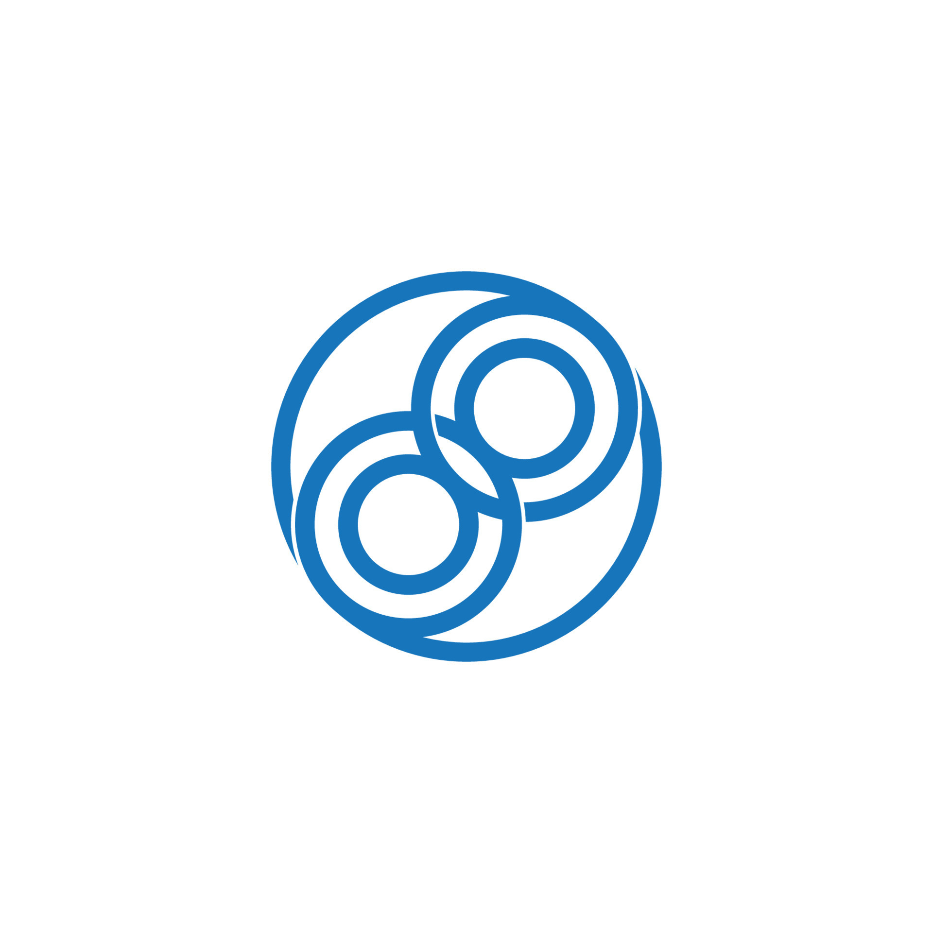 Linked Circles Object Chain Overlap Logo Vector 7733477 Vector Art At Vecteezy