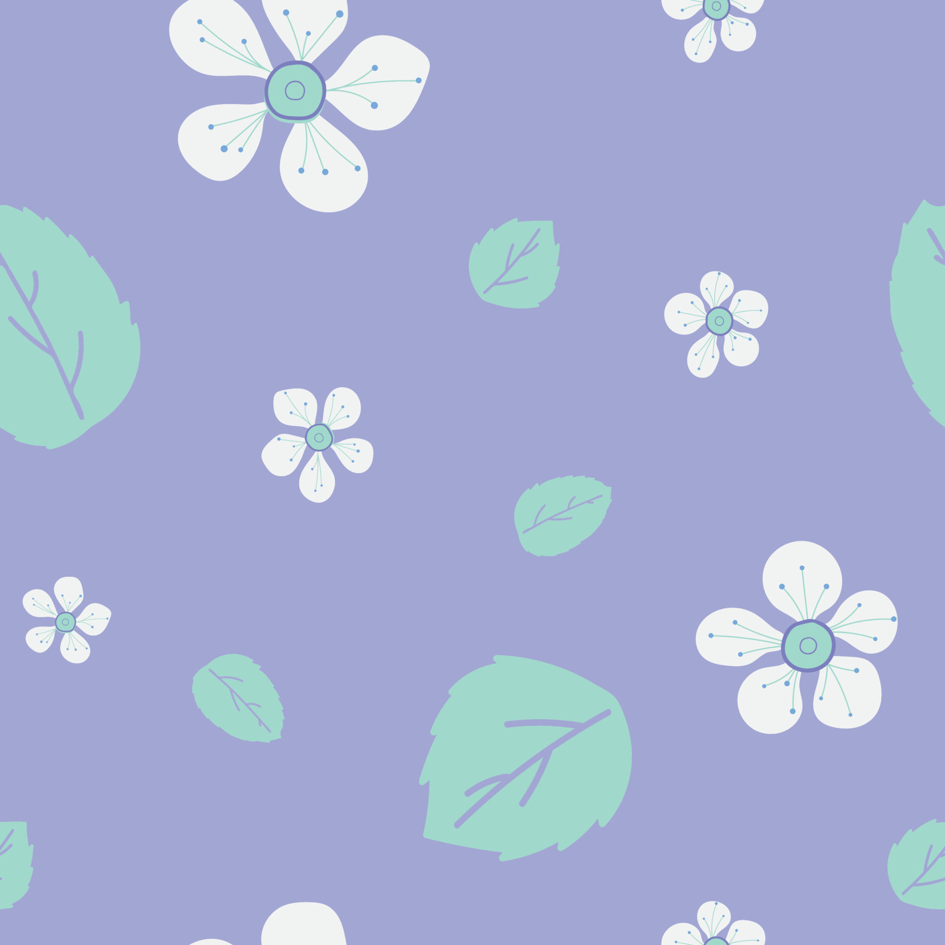Flower seamless pattern lavander background 7736632 Vector Art at Vecteezy