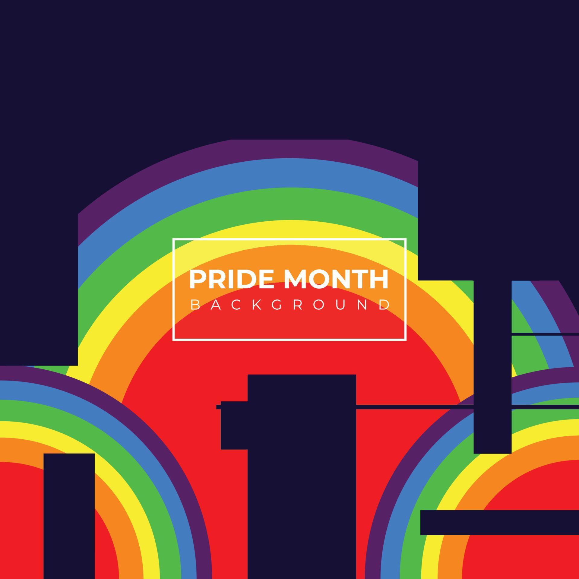 Pride Month Banner, Pride Month Background On Pride Month Colorful ...
