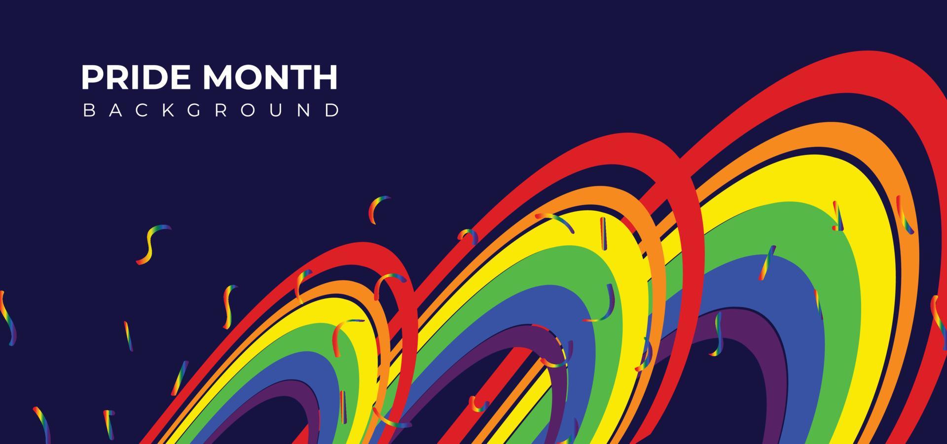 Pride Month Banner, Pride Month Background On Pride Month Colorful ...