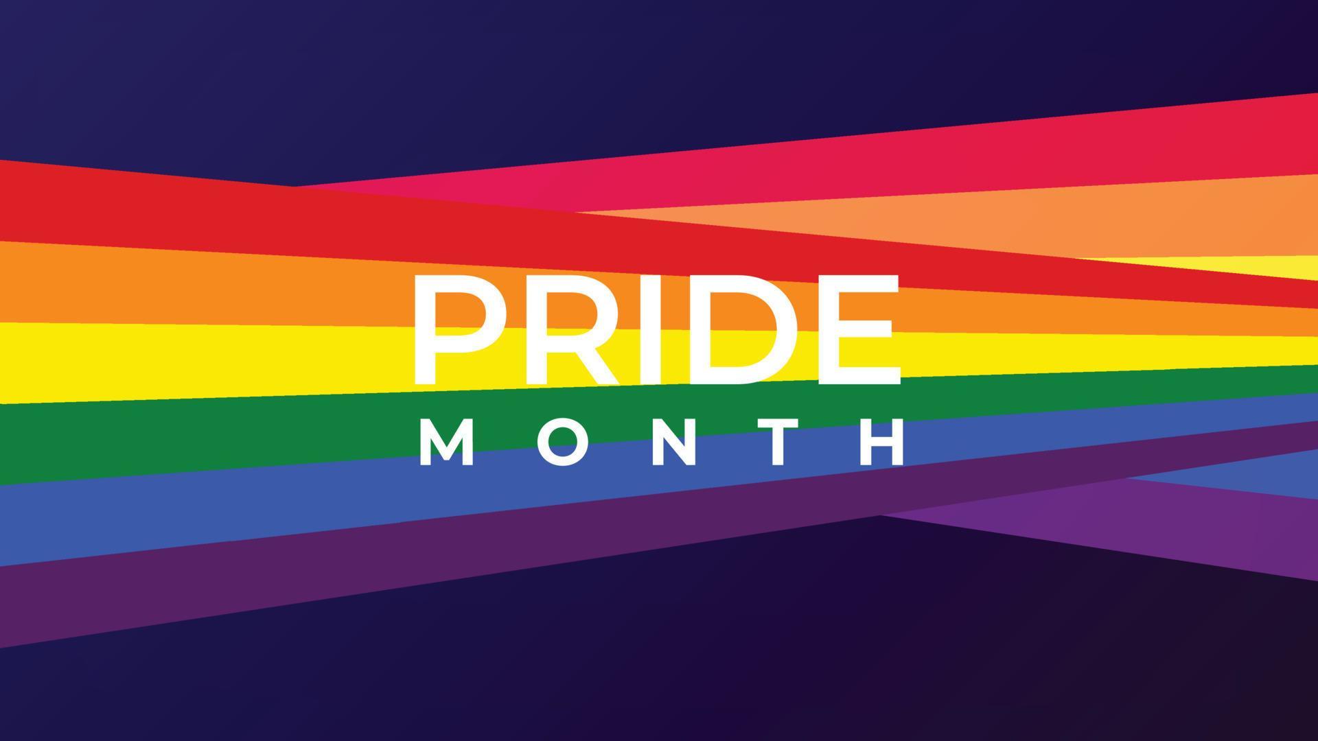Pride Month Banner Pride Month Background On Pride Month Colorful ...