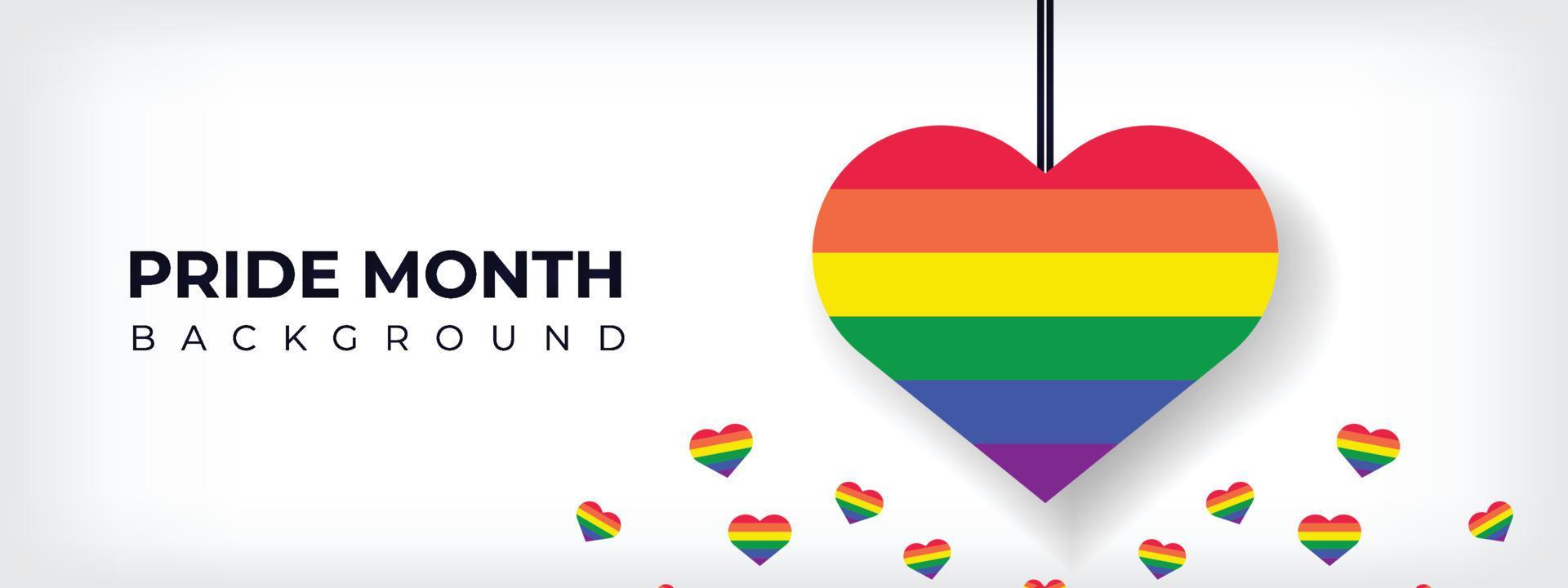 Pride Month Banner, Pride Month Background On Pride Month Colorful ...