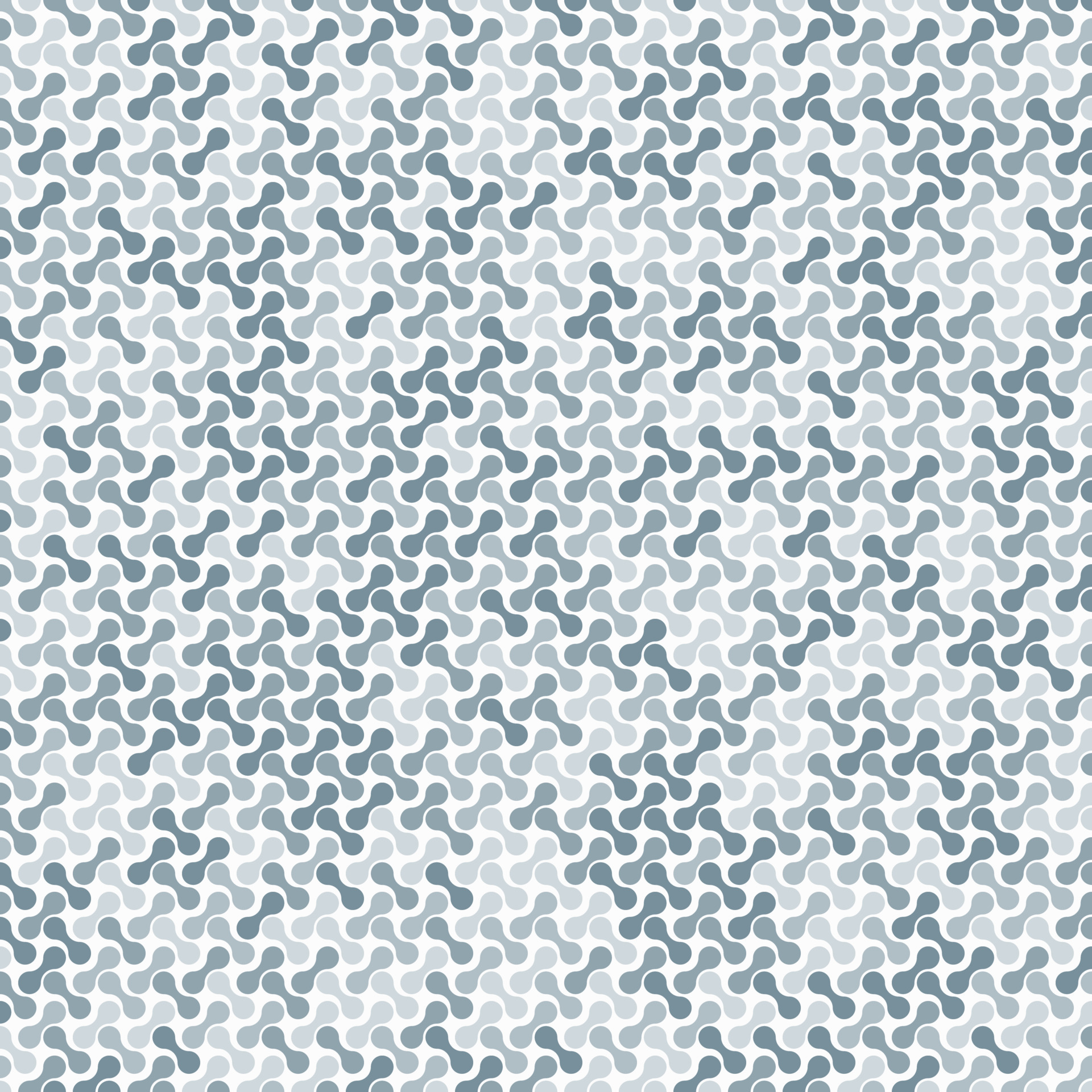 Abstract Small Blue Grey Color Metaball Geometric Seamless Pattern On