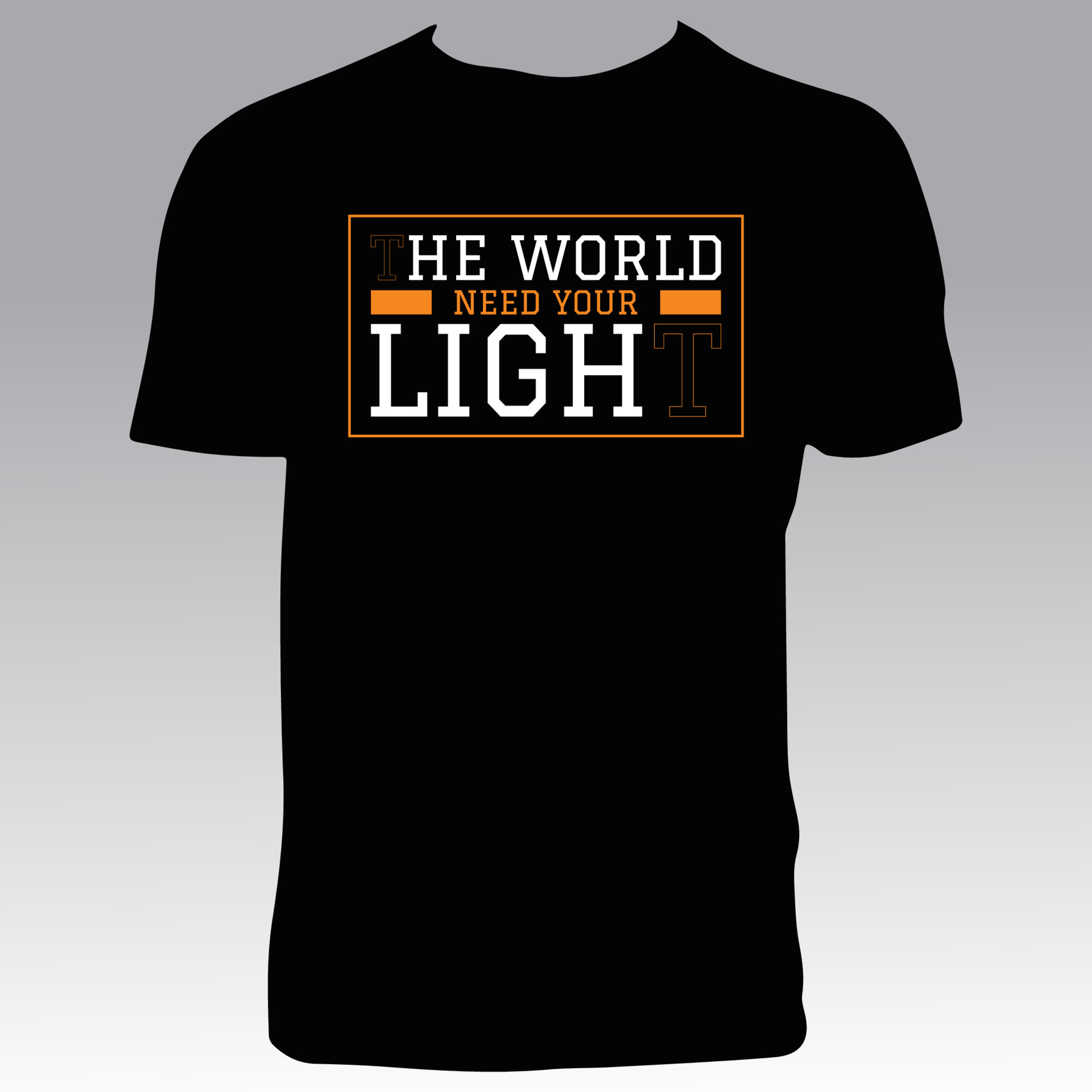 The World Need Your Light T Shirt Design 7743058 Vector Art At Vecteezy