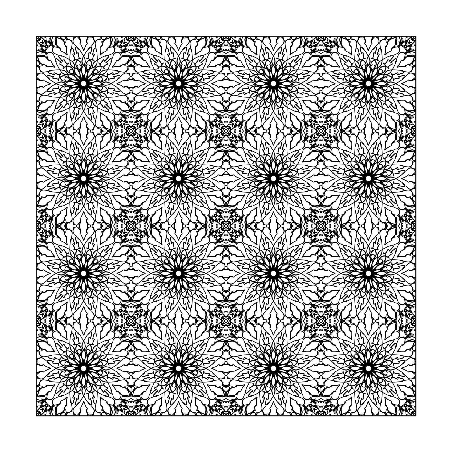 Seamless pattern floral ornament, 7748553 Vector Art at Vecteezy