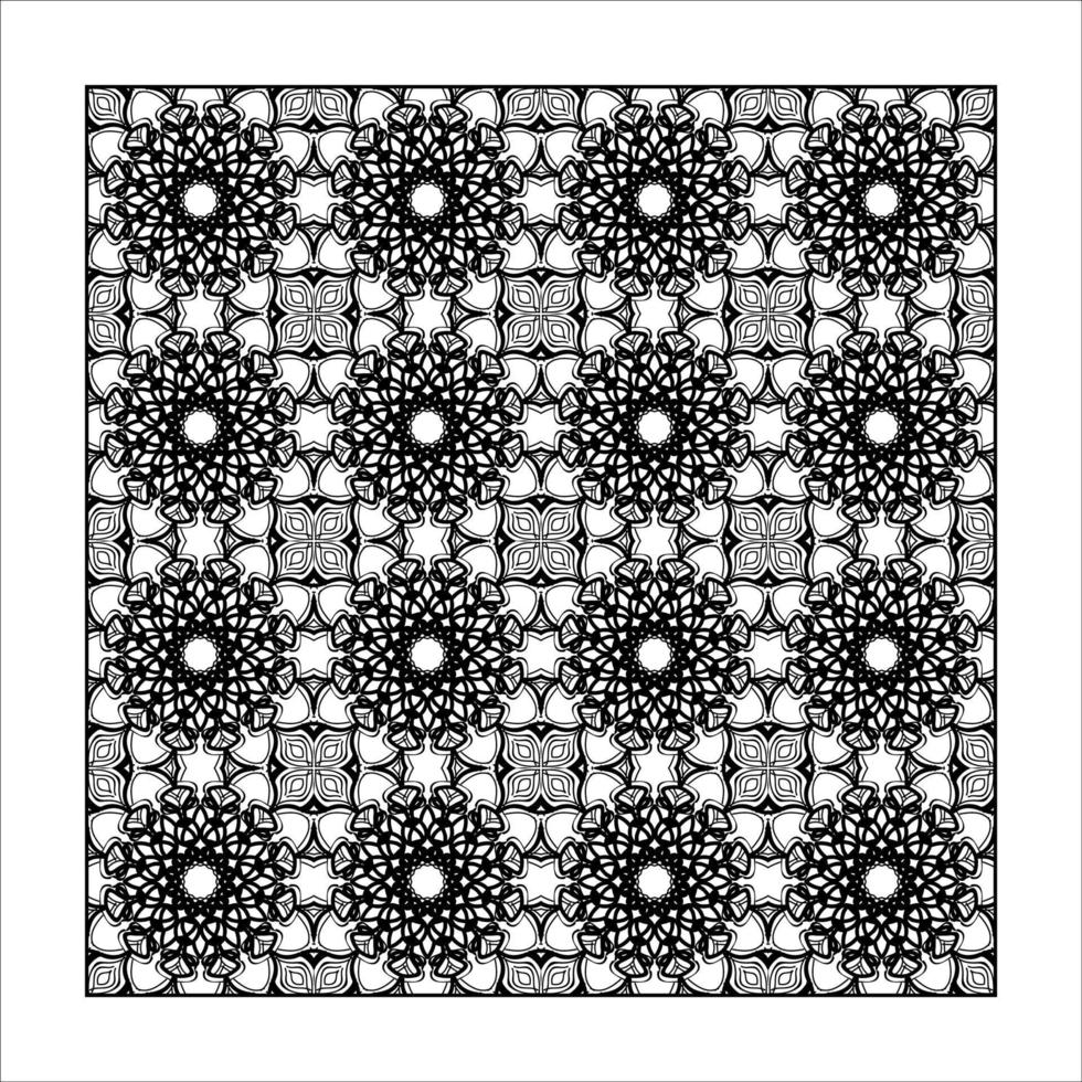 Seamless pattern floral ornament. 7748571 Vector Art at Vecteezy