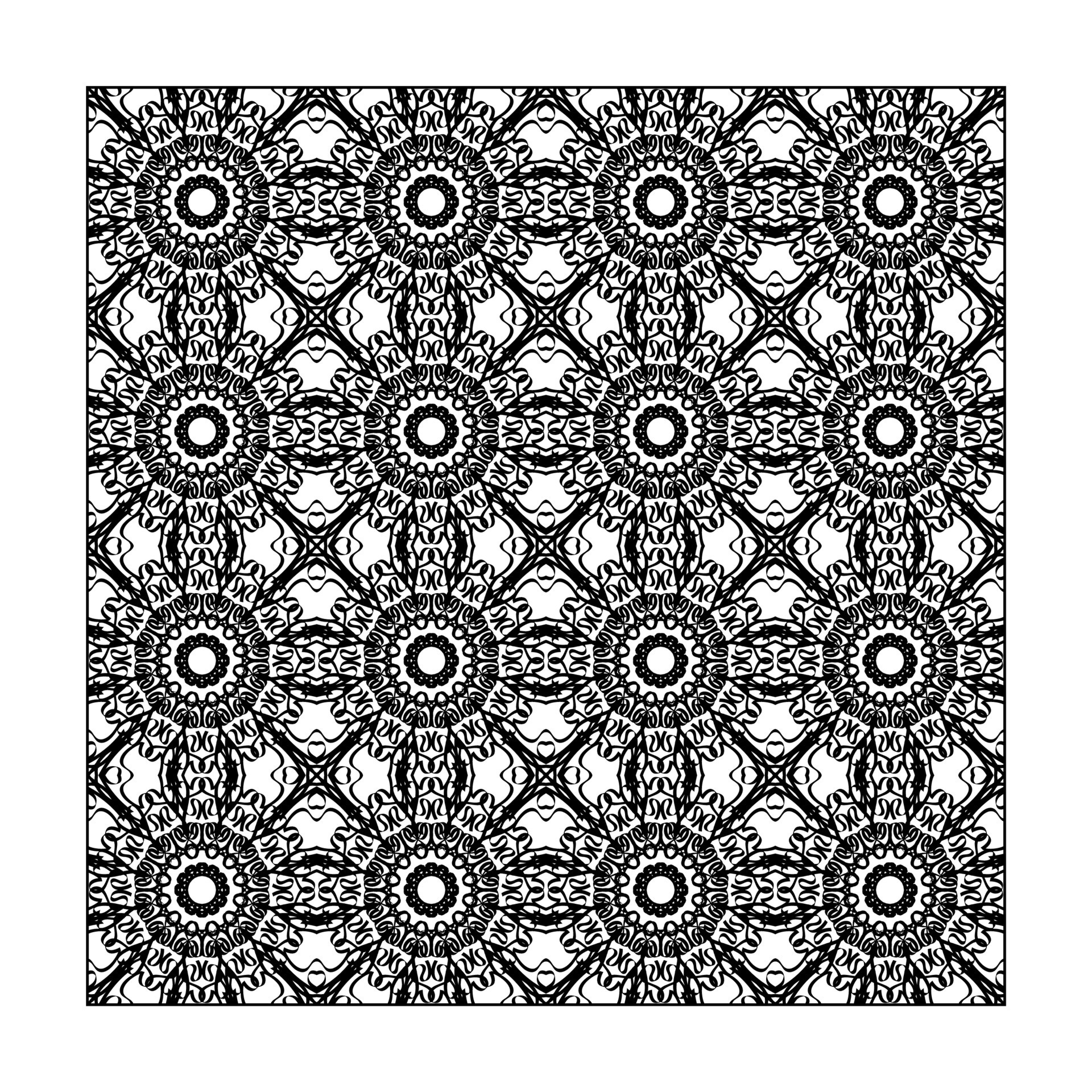 Seamless pattern floral ornament, 7748607 Vector Art at Vecteezy