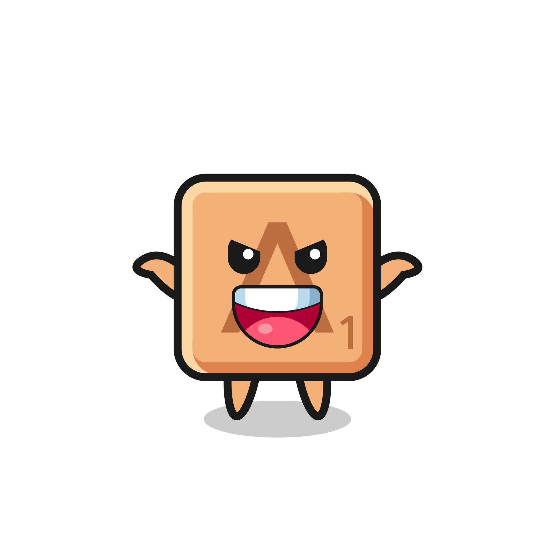 The Illustration Of Cute Scrabble Doing Scare Gesture 7750611 Vector the-illustration-of-cute-scrabble-doing-scare-gesture-7750611-vector