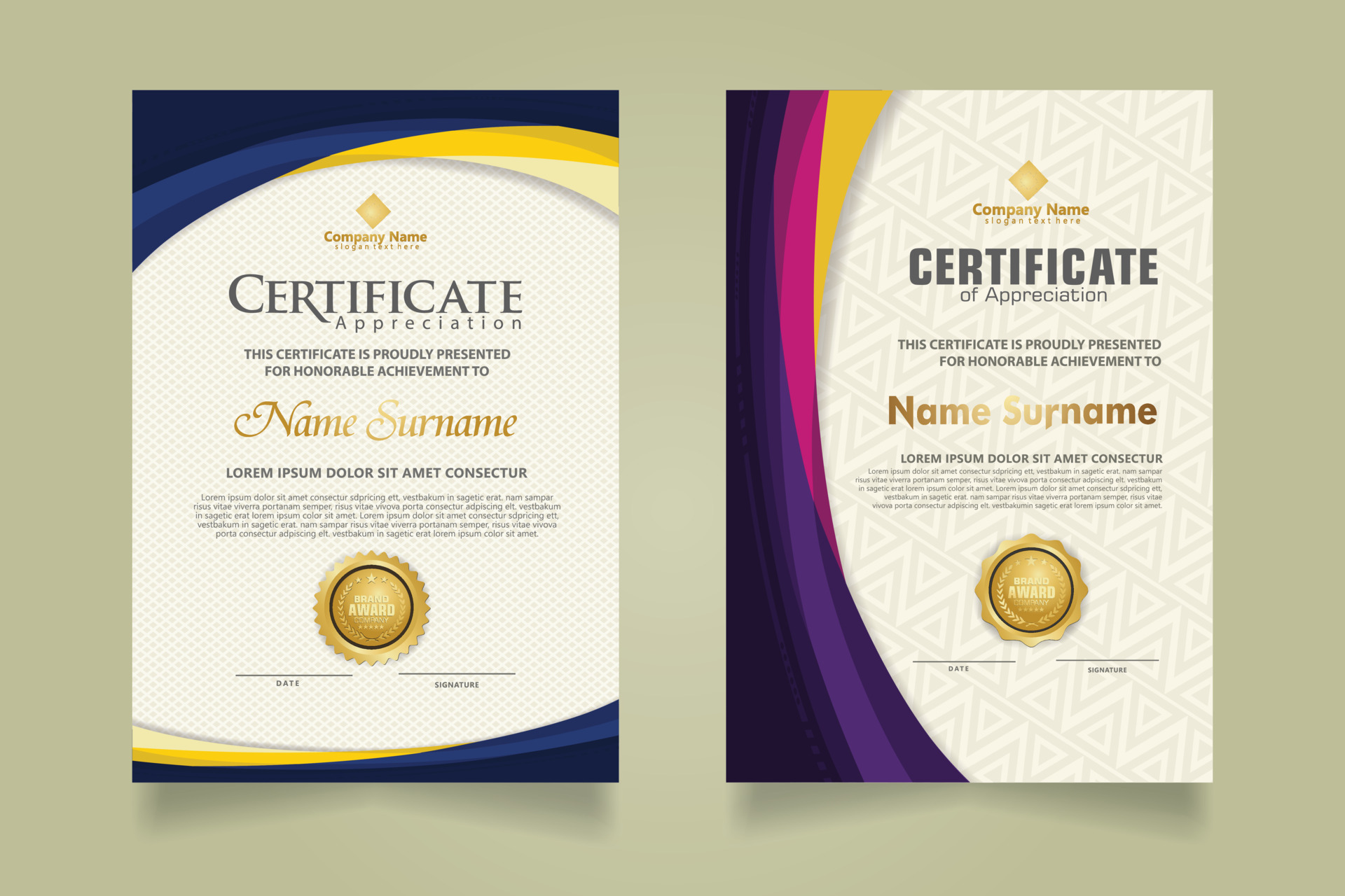 Certificate Background Vector Art Icons And Graphics For Free Download