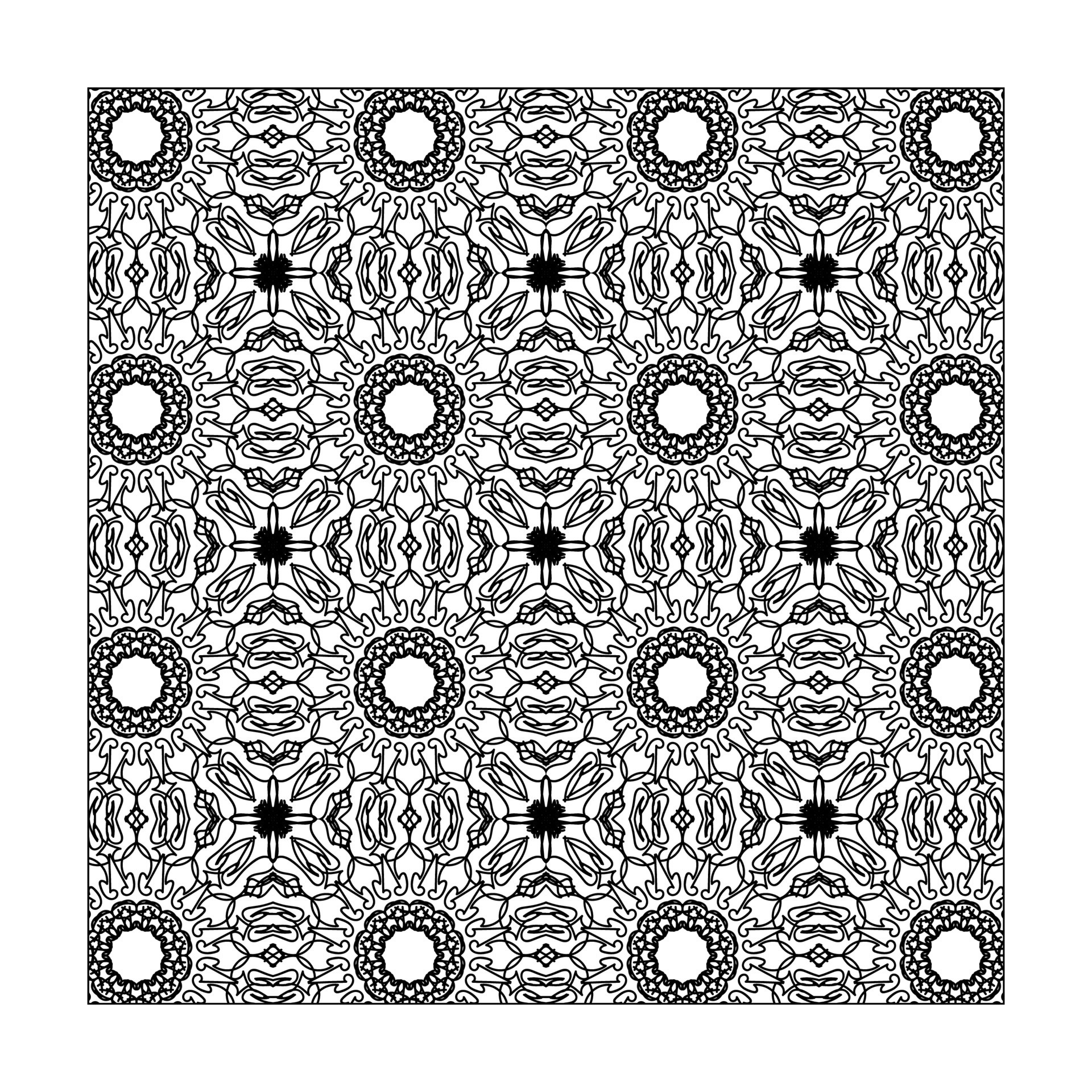 Seamless pattern floral ornament. 7754304 Vector Art at Vecteezy