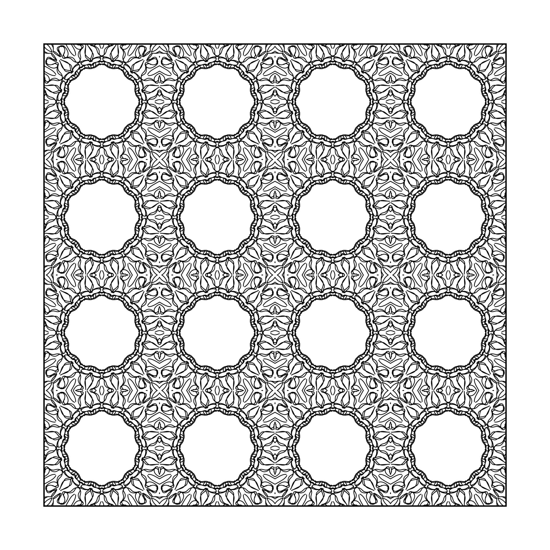 Seamless pattern floral ornament. 7754316 Vector Art at Vecteezy