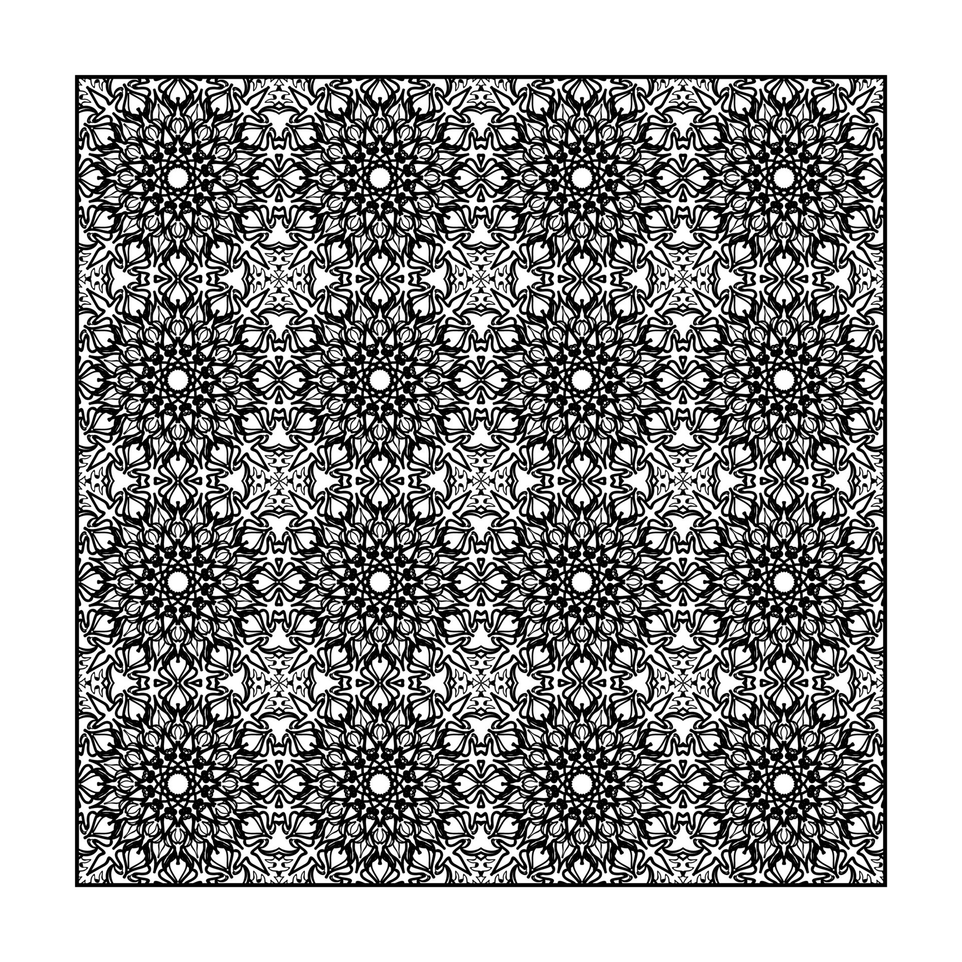 Seamless pattern floral ornament 7754325 Vector Art at Vecteezy