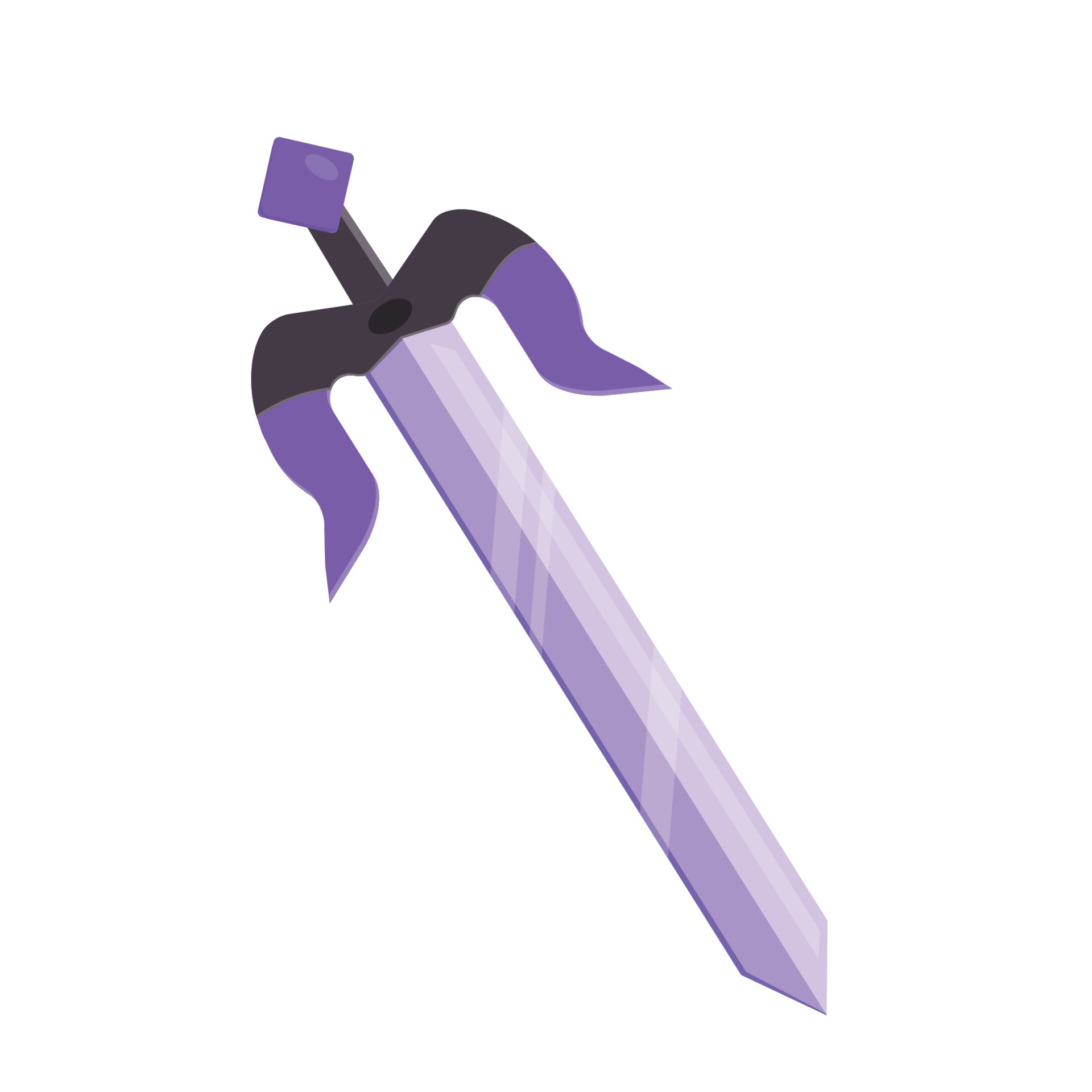 Battle sword weapon illustration isolated 7766865 Vector Art at Vecteezy