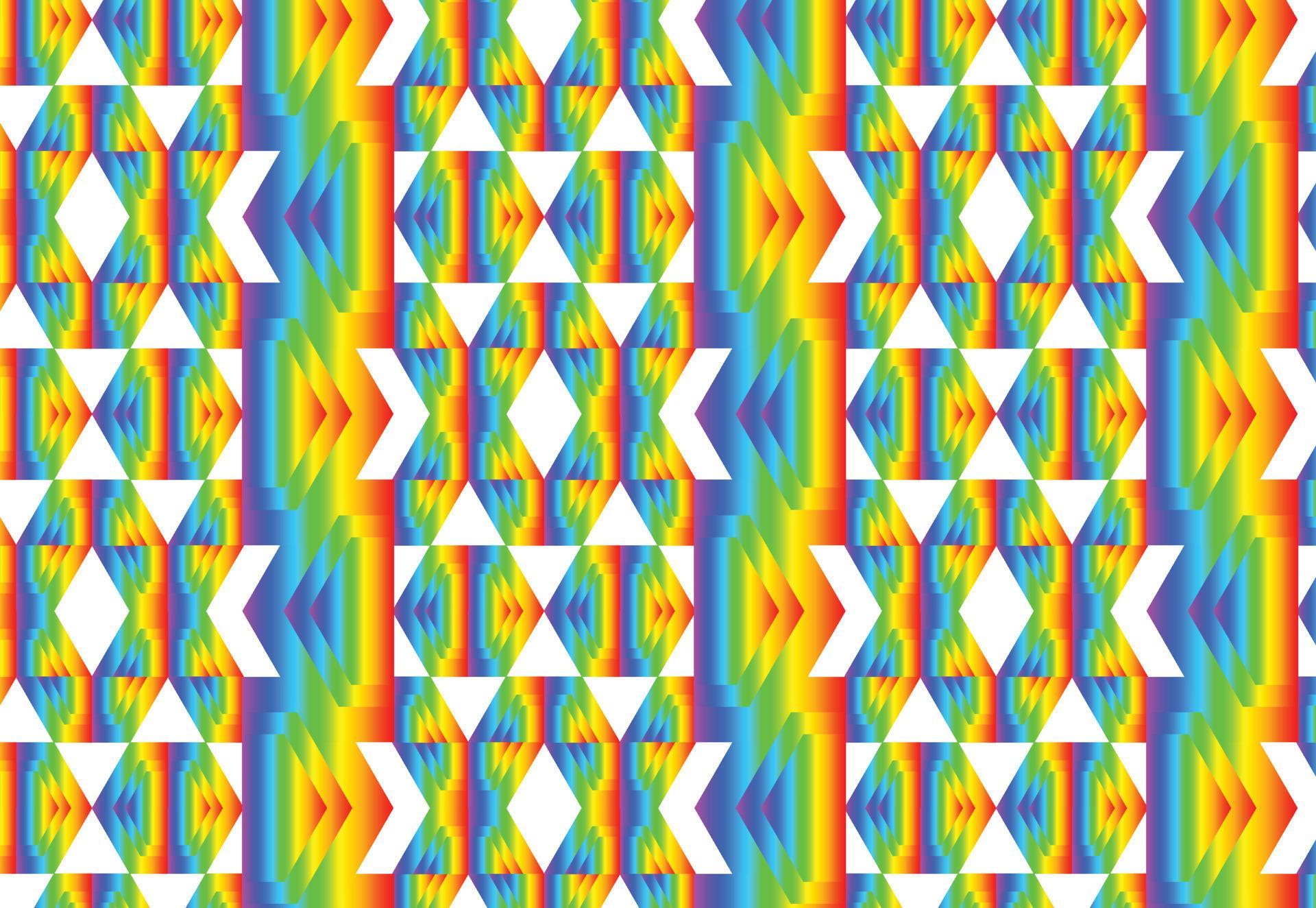 Rainbow gradient geometric new pattern background 7782462 Vector Art at ...