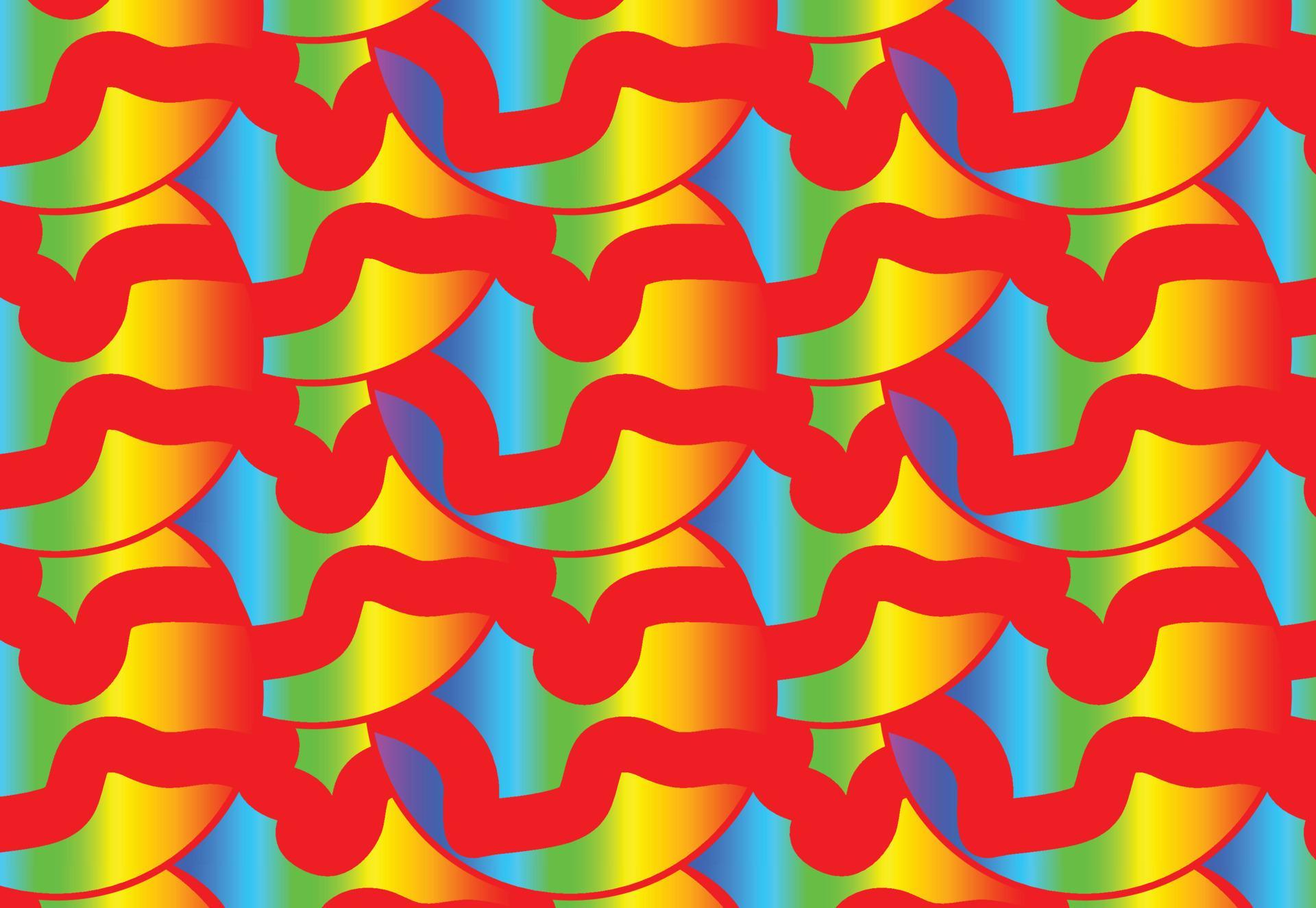 Rainbow gradient geometric new pattern background 7782468 Vector Art at ...