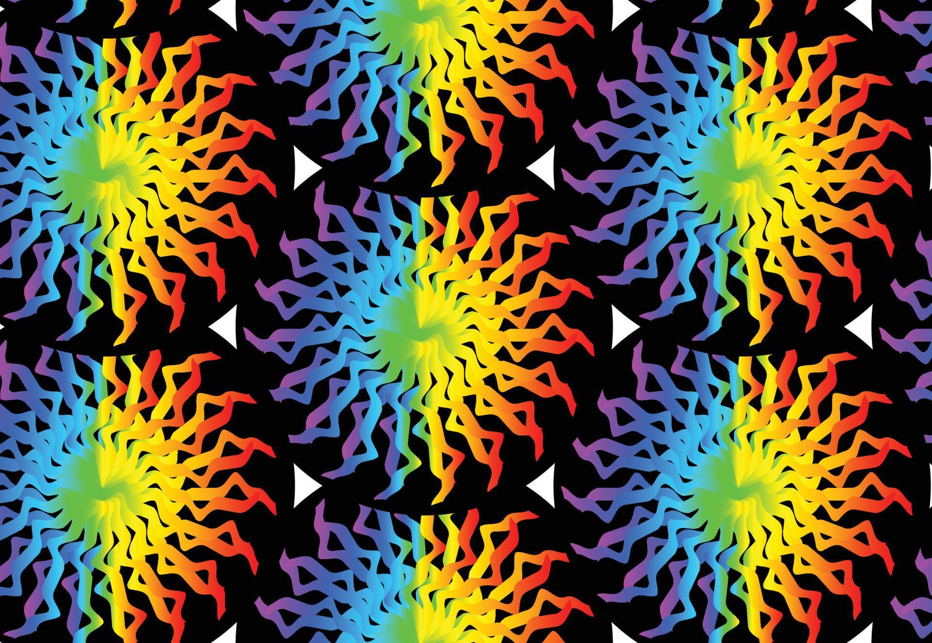 Rainbow gradient geometric new pattern background 7782476 Vector Art at ...