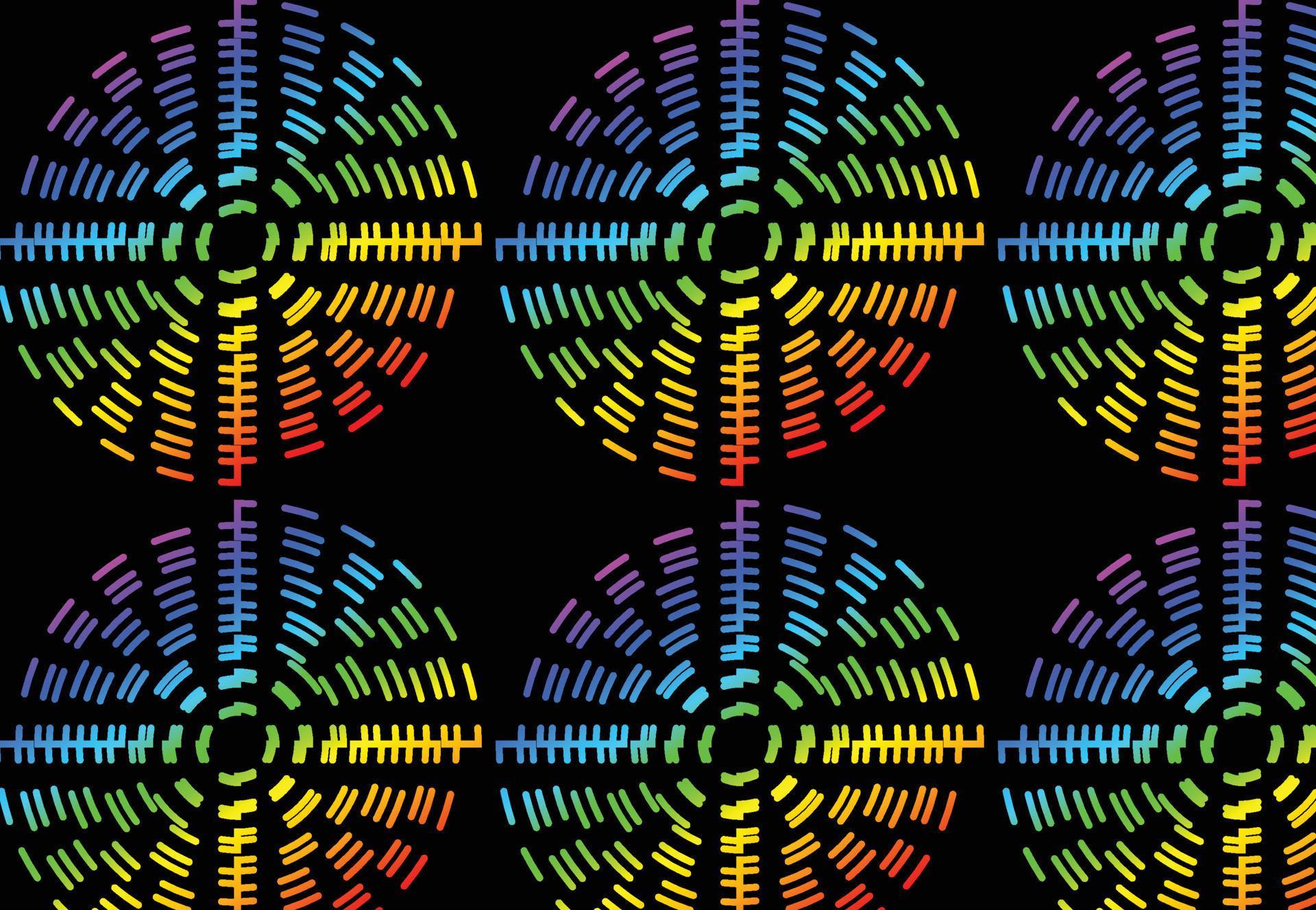 Rainbow gradient geometric new pattern background 7782690 Vector Art at ...