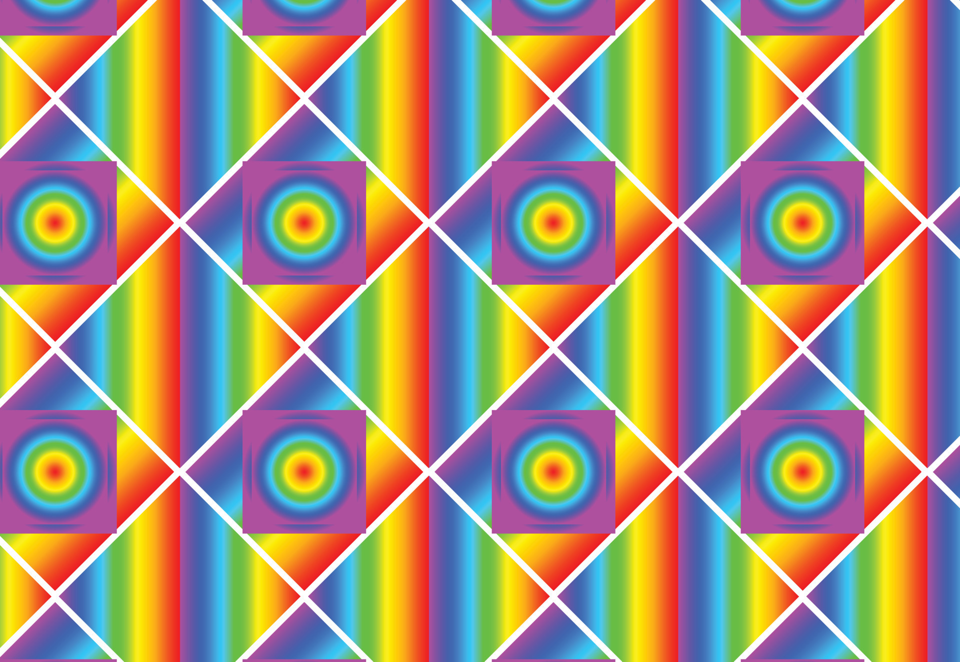 Rainbow gradient geometric new pattern background 7782697 Vector Art at ...