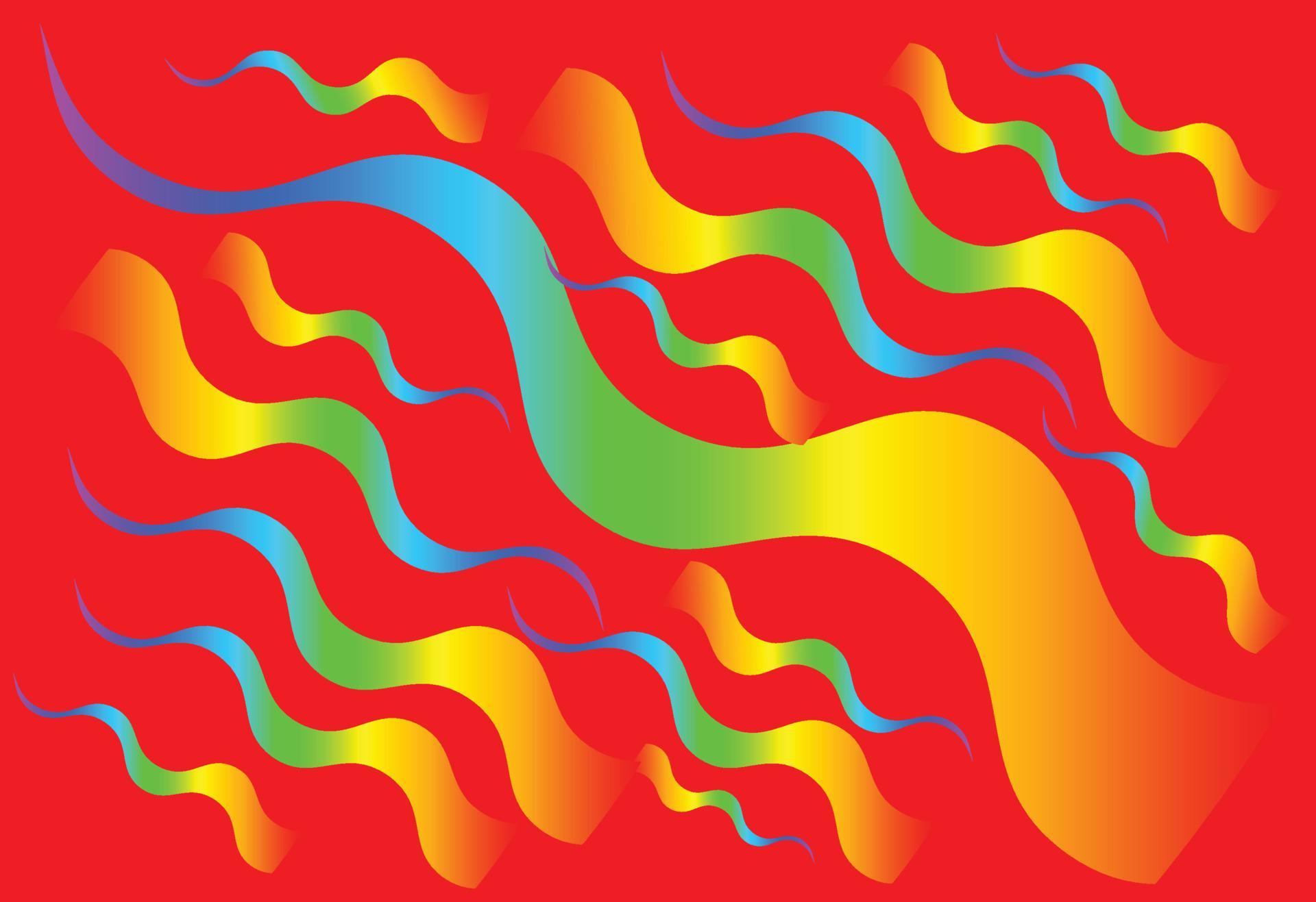 Rainbow gradient geometric new pattern background 7782700 Vector Art at ...