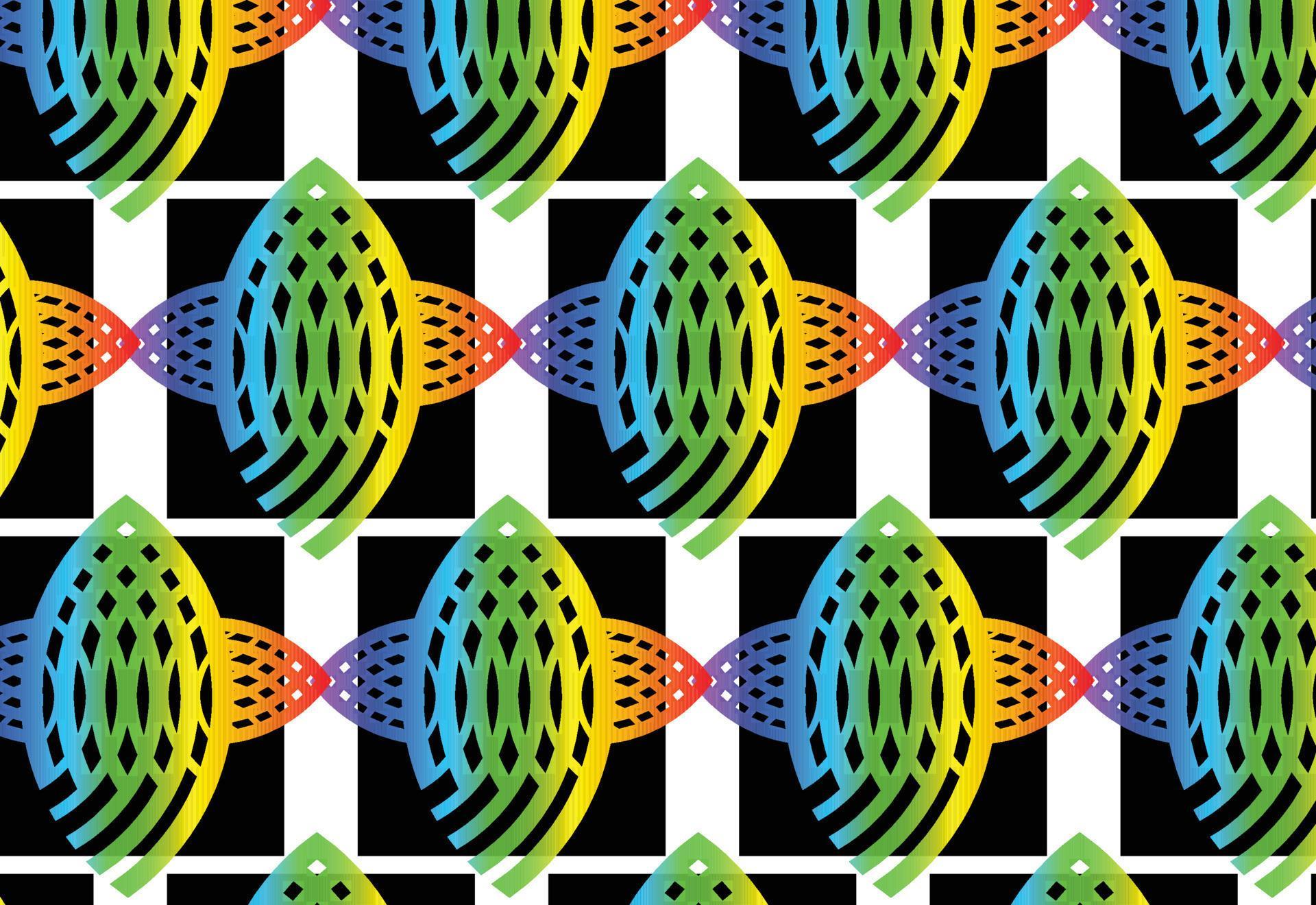 Rainbow gradient geometric new pattern background 7782706 Vector Art at ...