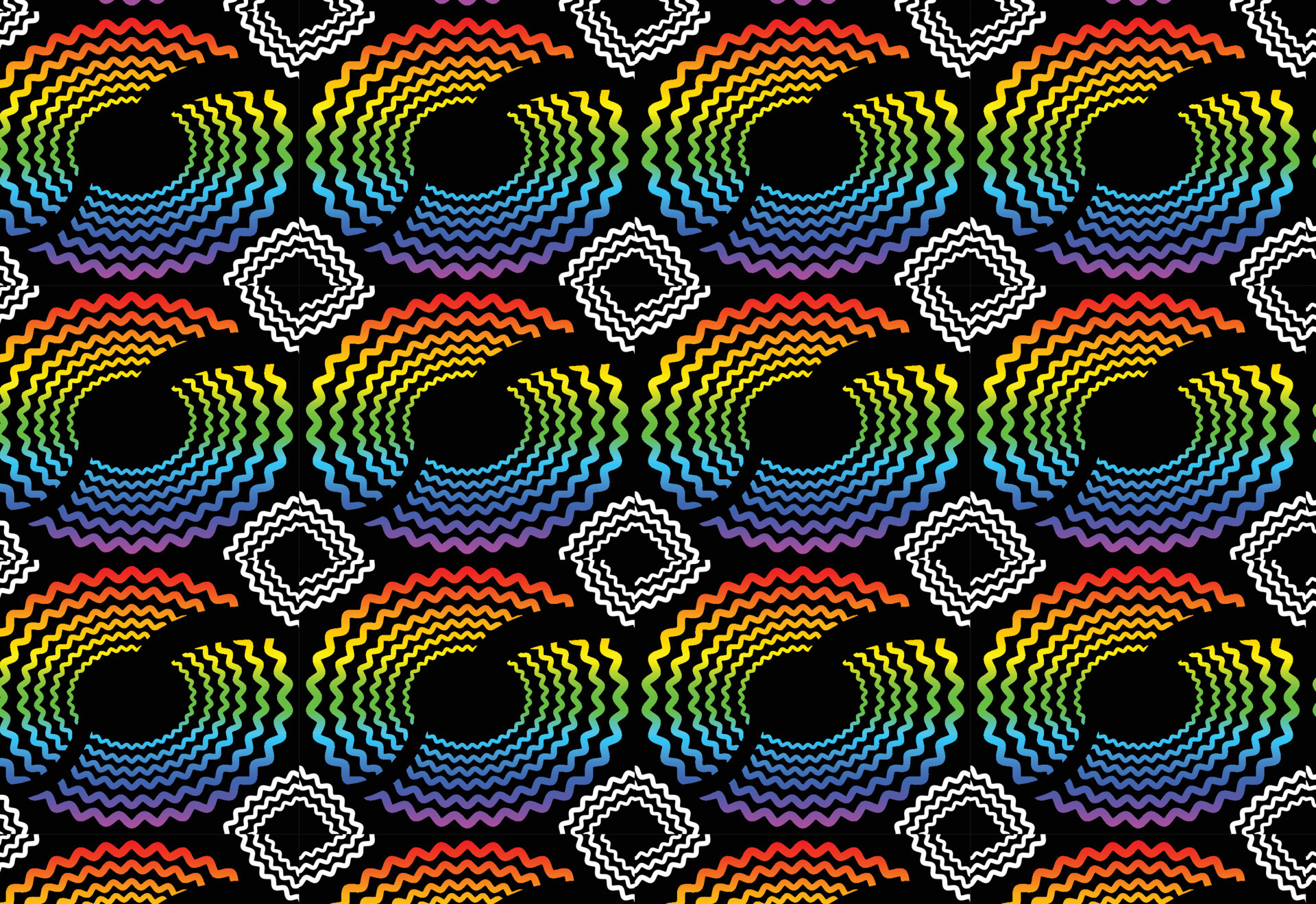 Rainbow gradient geometric new pattern background 7782763 Vector Art at ...