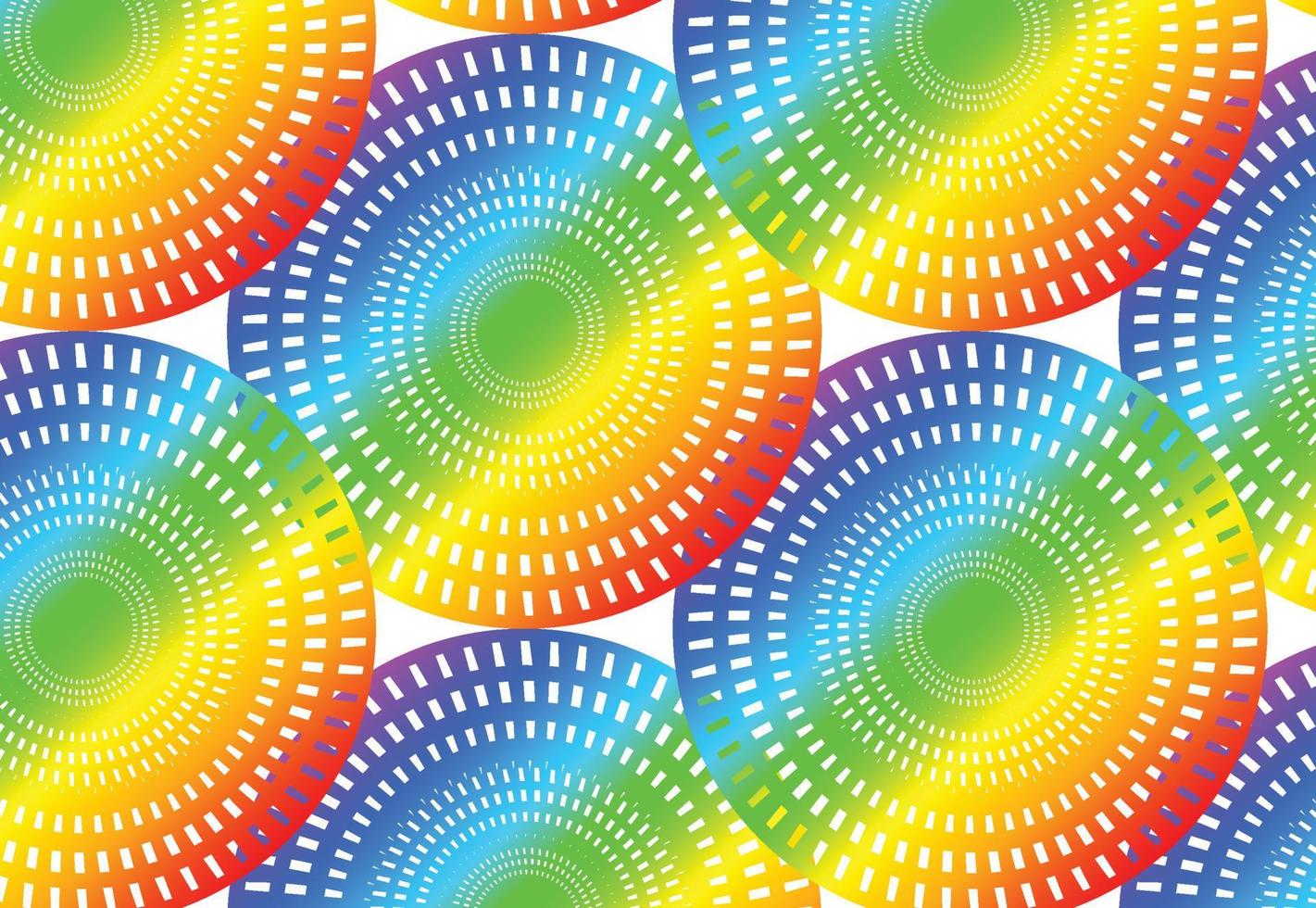 Rainbow gradient geometric new pattern background 7782764 Vector Art at ...