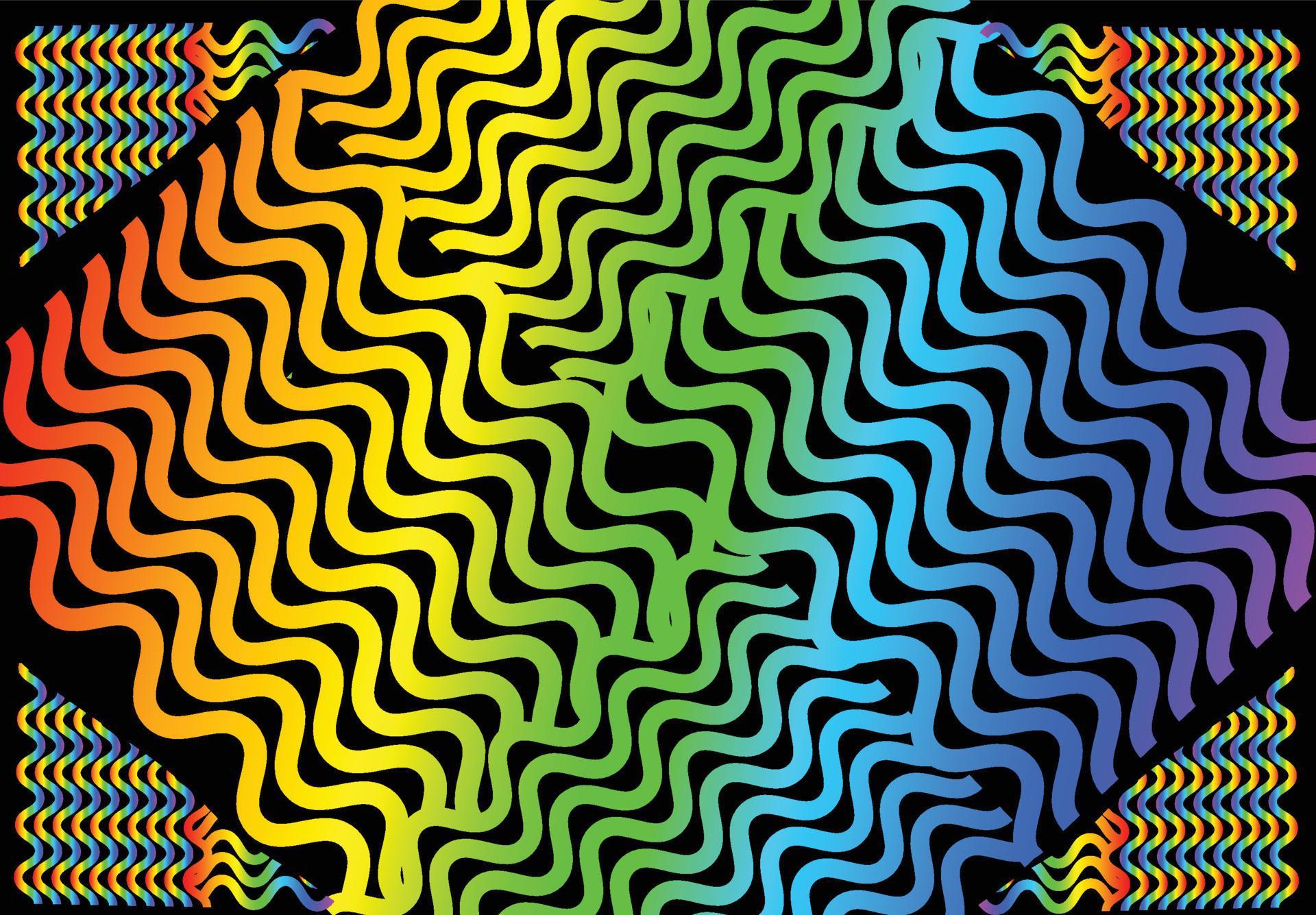 Rainbow gradient geometric new pattern background 7782765 Vector Art at ...
