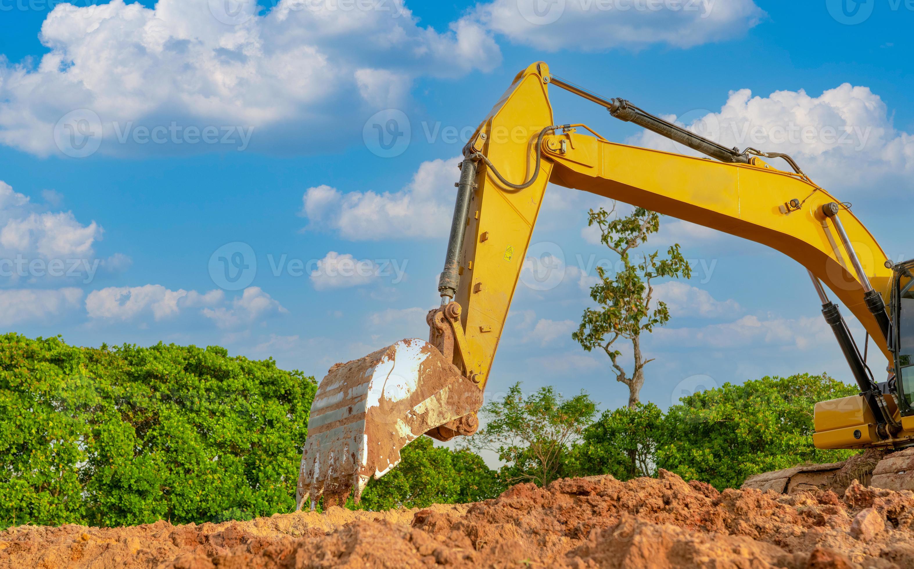 Backhoe Digging