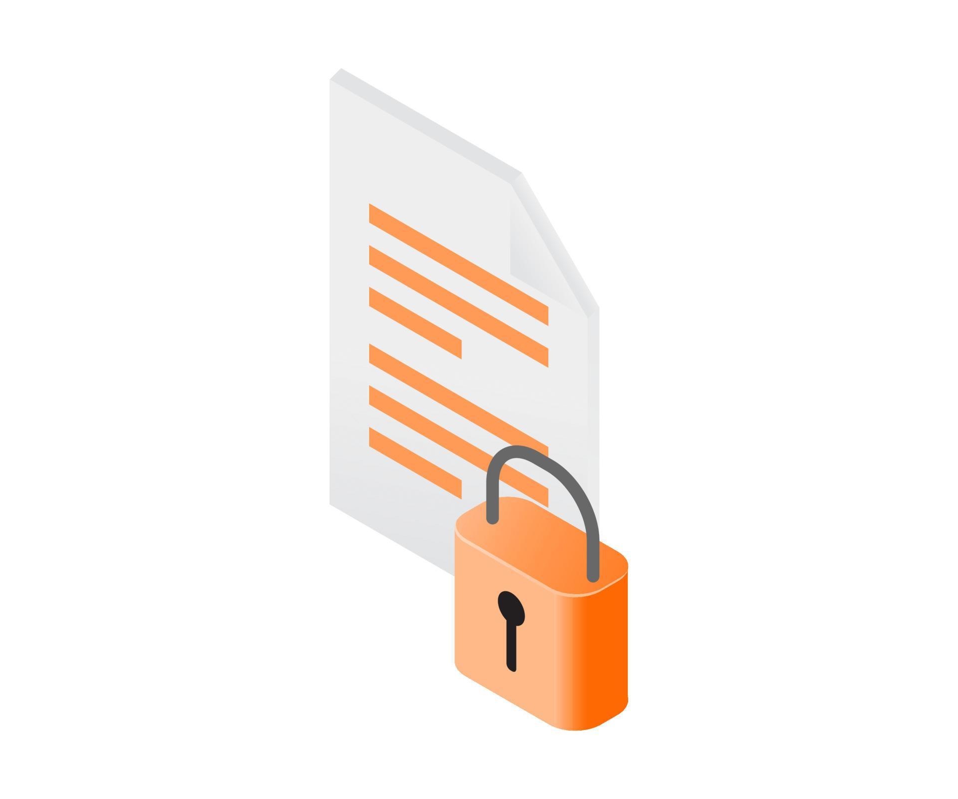 document security within the company 7799274 Vector Art at Vecteezy
