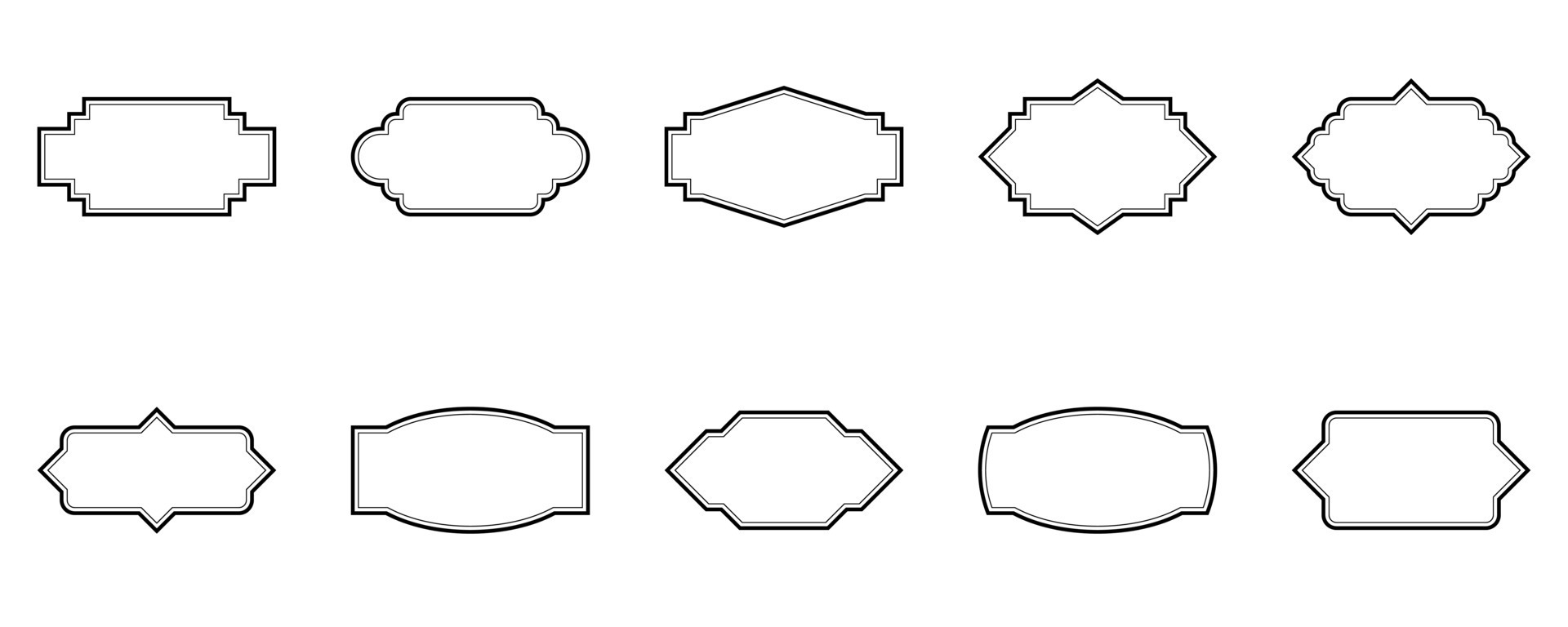 Vintage frame. Frame for message. 7800949 Vector Art at Vecteezy