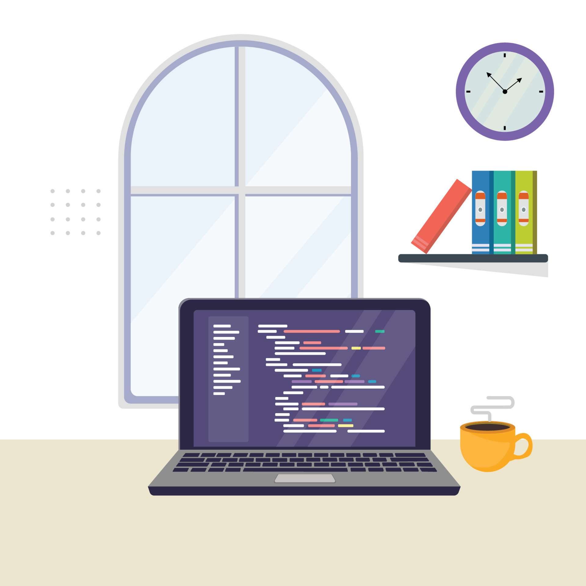 Programmer And Engineering Development Coding Web Development Website Design Developer Flat