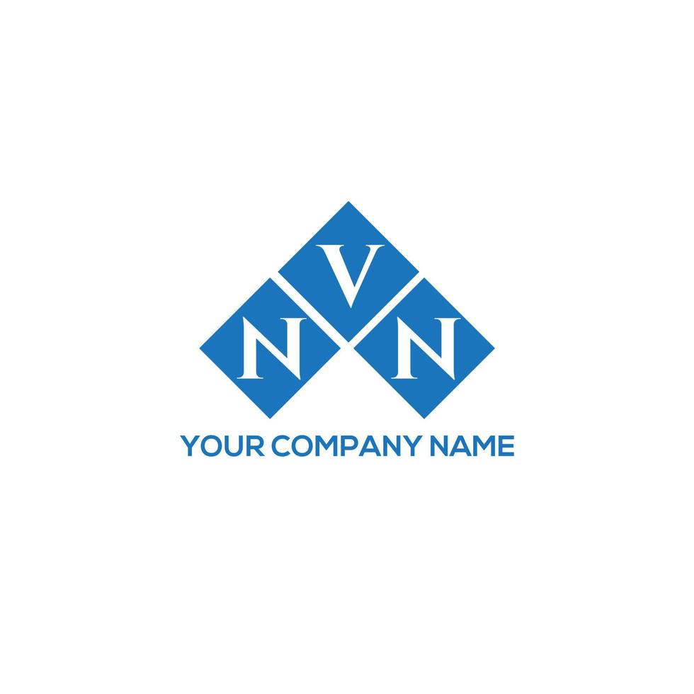 NVN letter logo design on white background. NVN creative initials letter logo concept. NVN ...