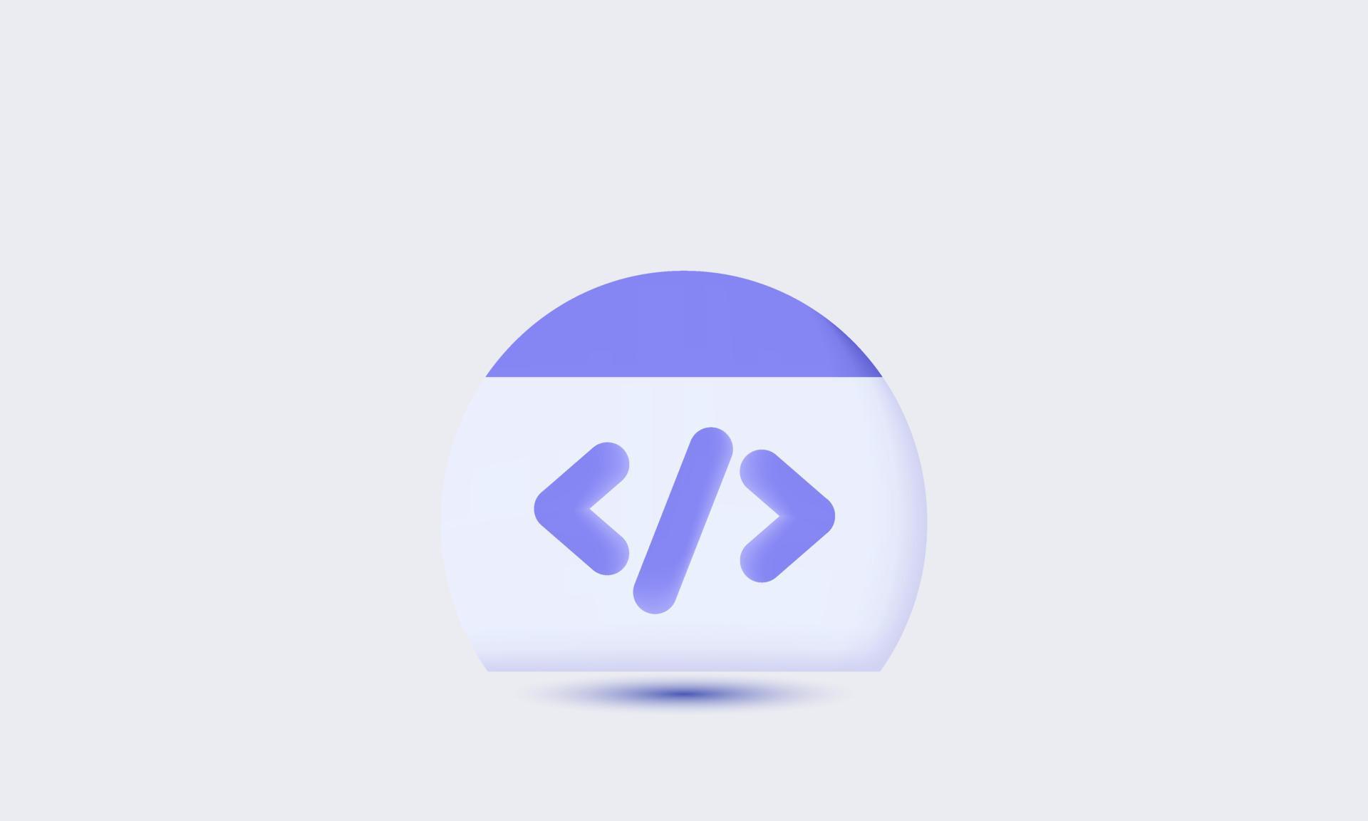 realistic web development design concept website coding page 3d 7819511 ...