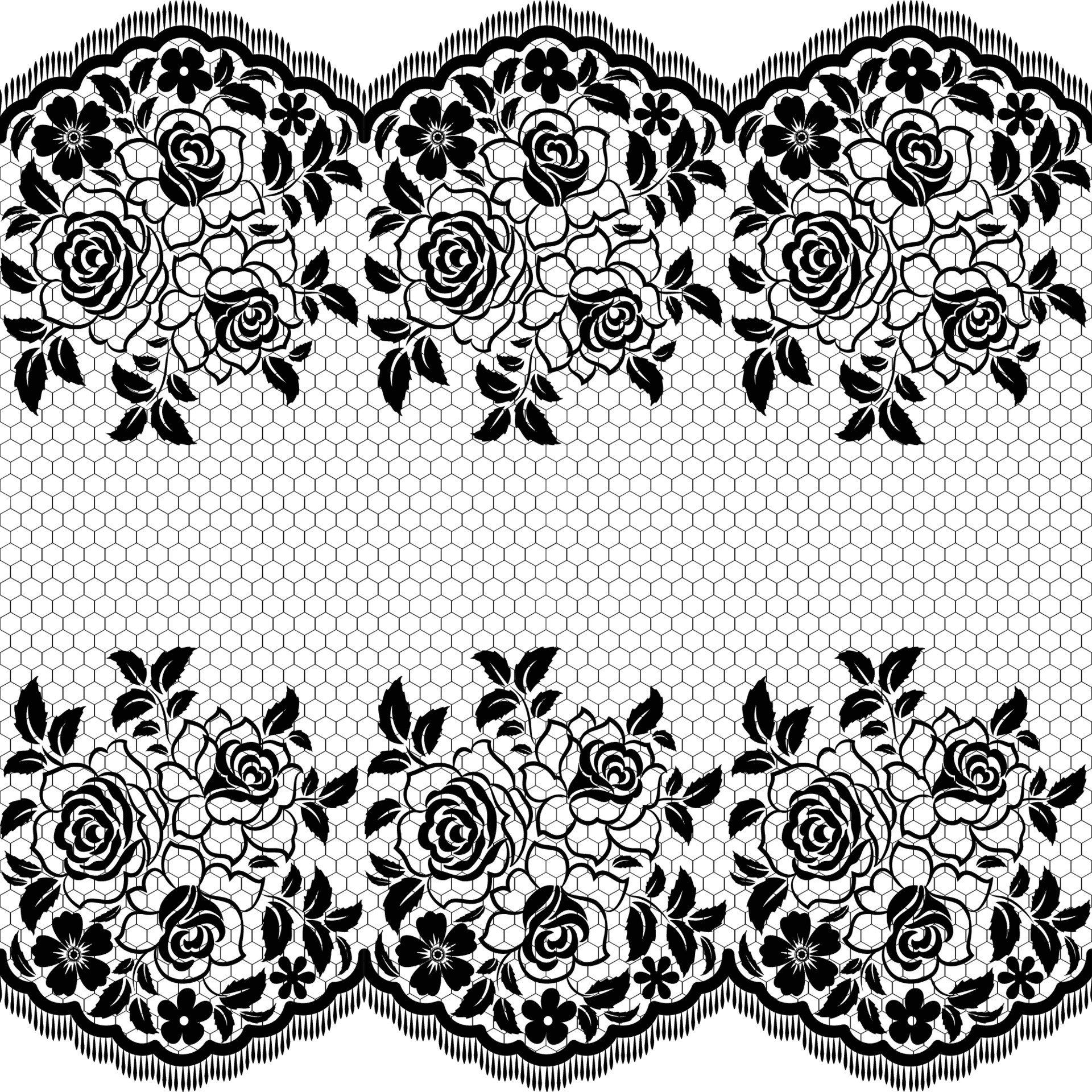 Abstract seamless lace pattern with flowers 7819846 Vector Art at Vecteezy