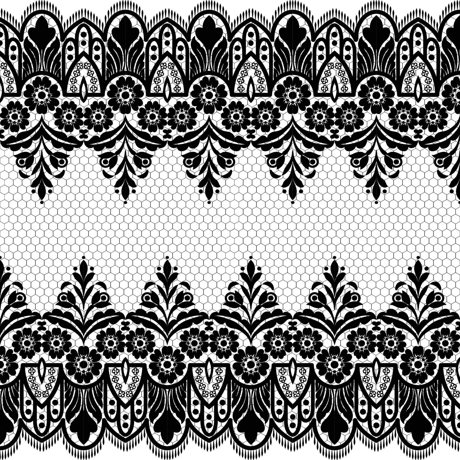 Abstract seamless lace pattern with flowers 7819848 Vector Art at Vecteezy