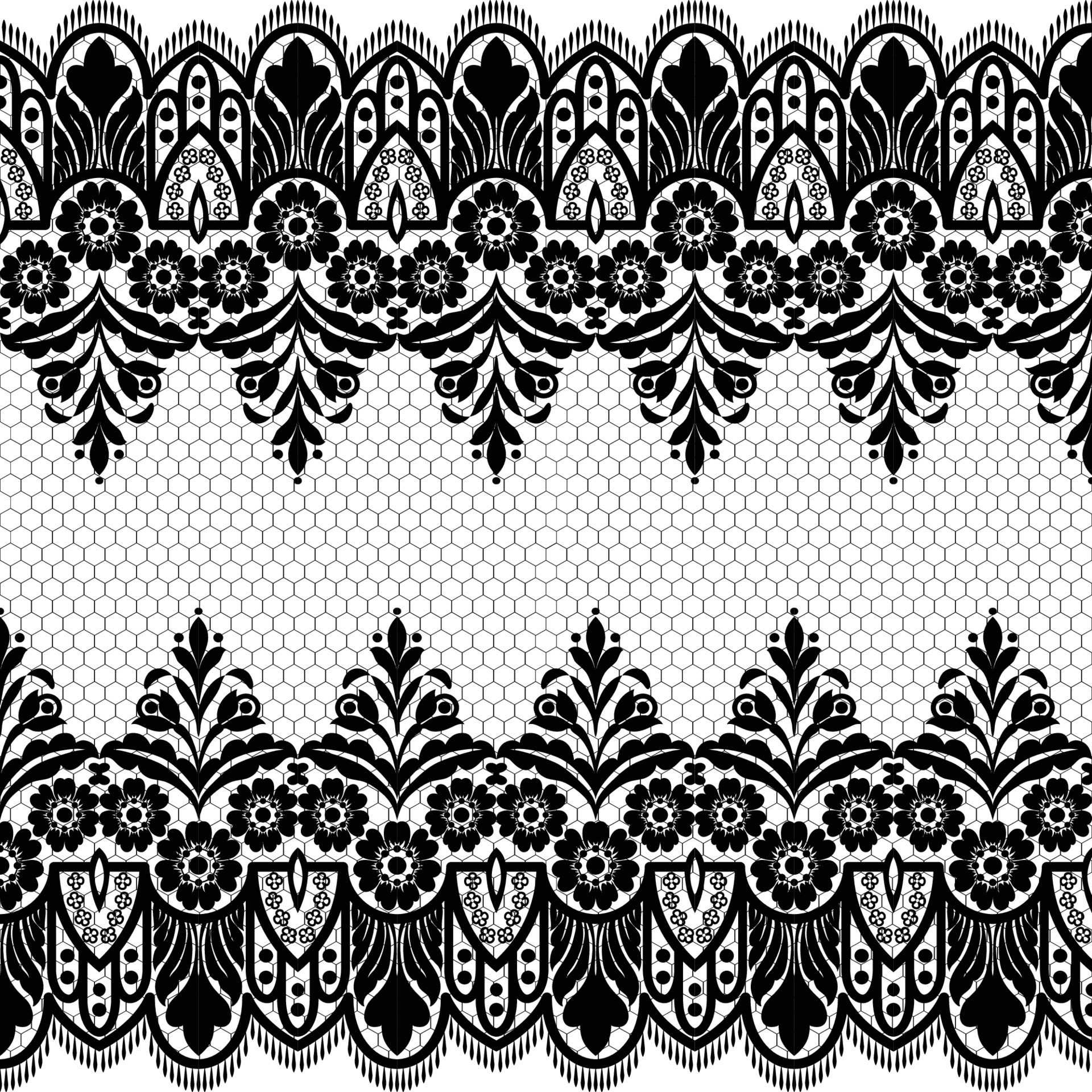 Abstract seamless lace pattern with flowers 7819848 Vector Art at Vecteezy