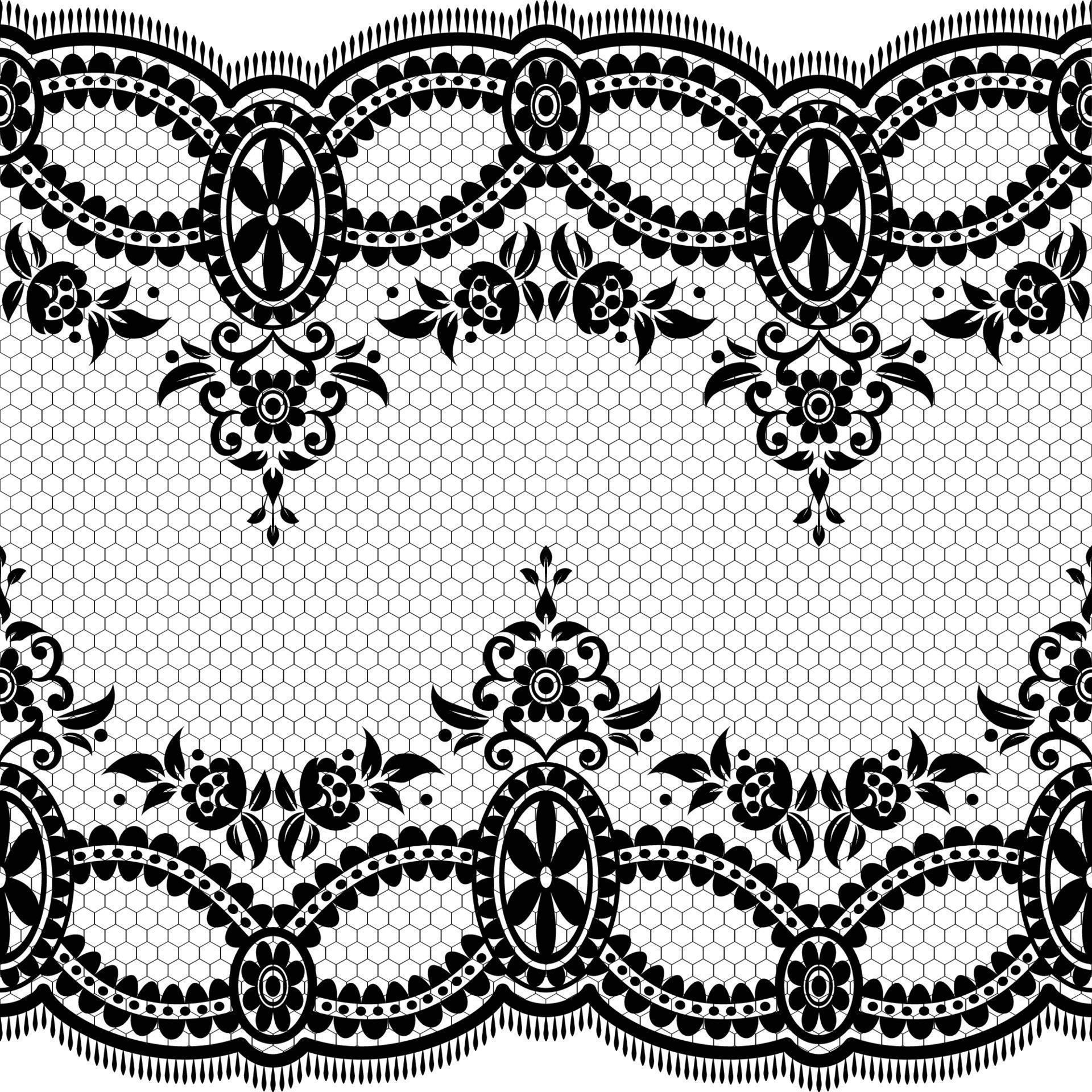 Abstract seamless lace pattern with flowers 7819861 Vector Art at Vecteezy