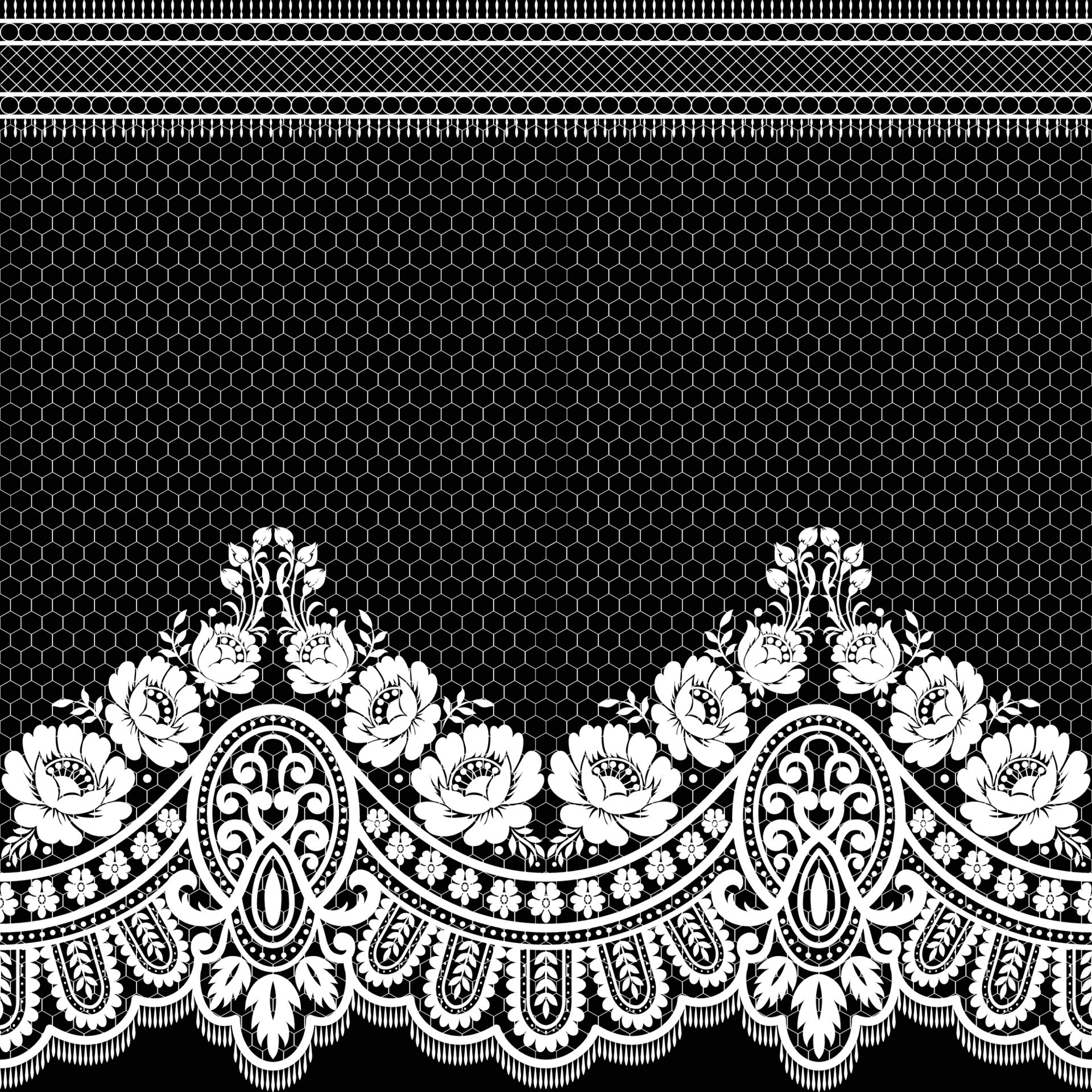 Abstract seamless lace pattern with flowers 7819866 Vector Art at Vecteezy