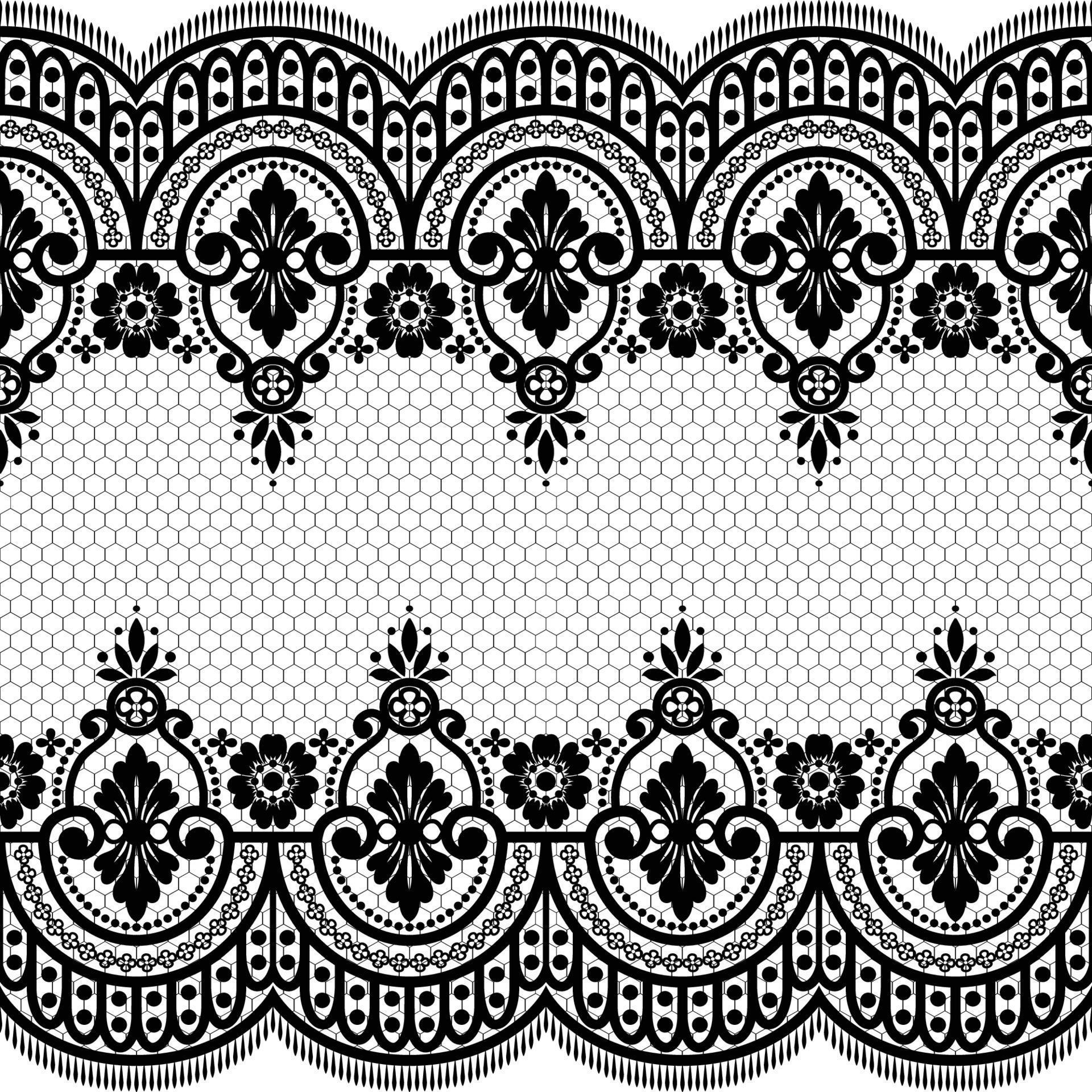 Abstract seamless lace pattern with flowers 7819868 Vector Art at Vecteezy
