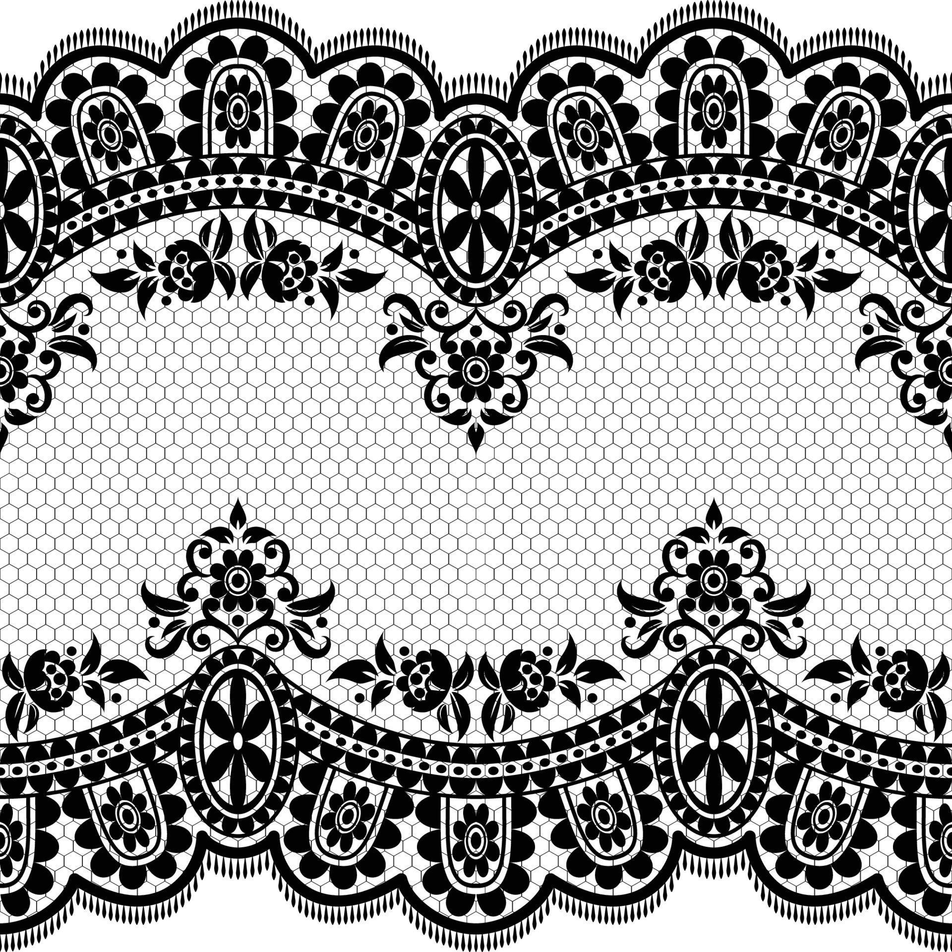 Abstract seamless lace pattern with flowers 7819880 Vector Art at Vecteezy
