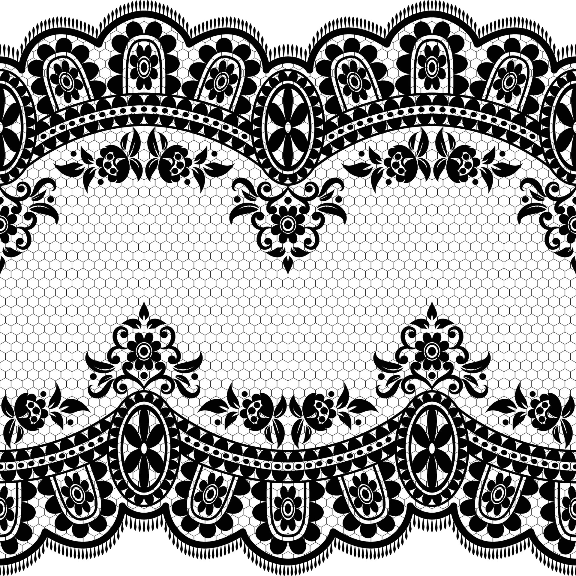 Abstract seamless lace pattern with flowers 7819880 Vector Art at Vecteezy