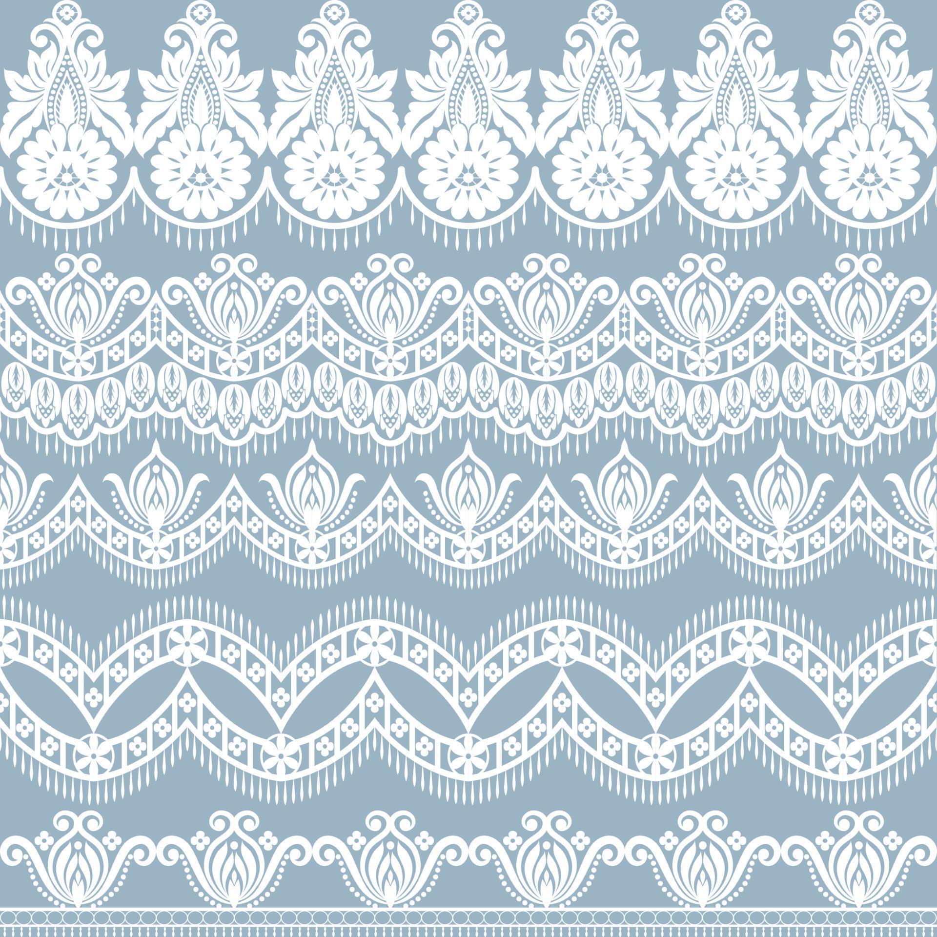 flower element set border 7819885 Vector Art at Vecteezy