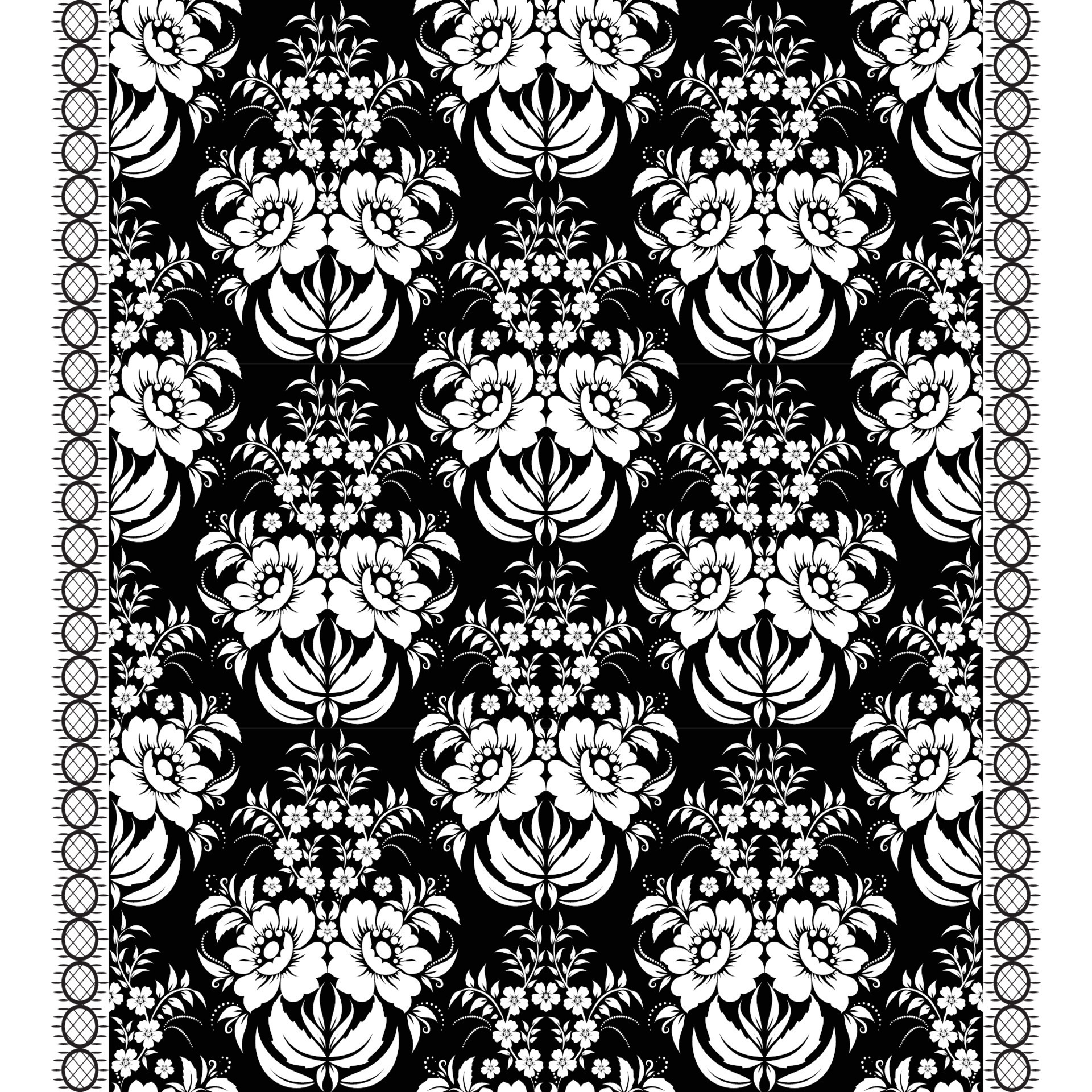 Abstract seamless lace pattern with flowers 7819889 Vector Art at Vecteezy