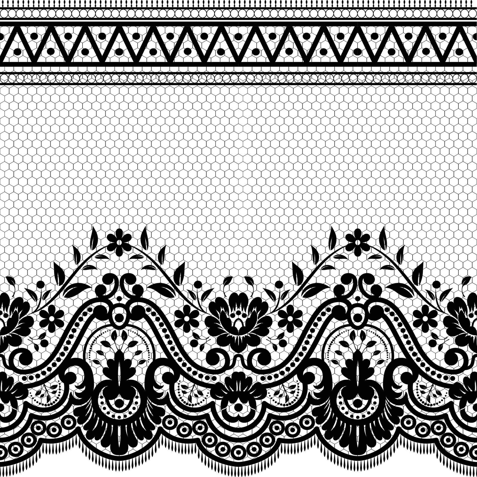 Abstract seamless lace pattern with flowers 7819914 Vector Art at Vecteezy