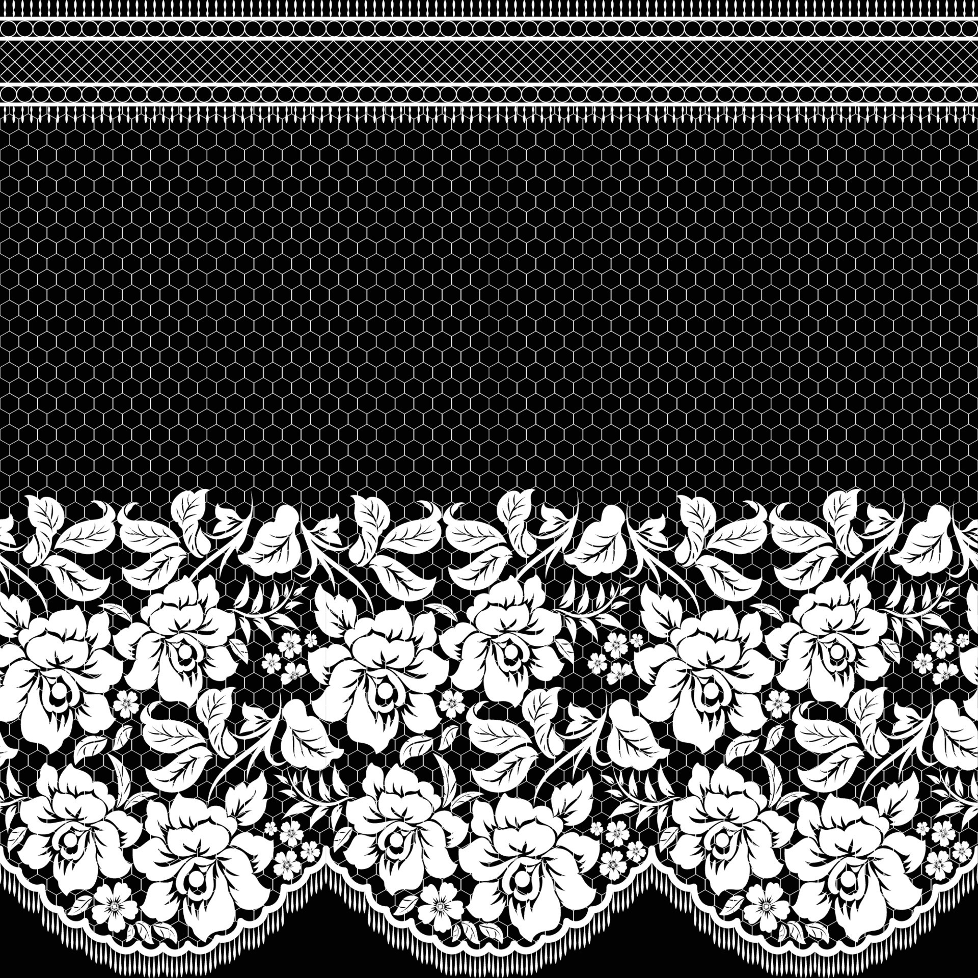 Abstract seamless lace pattern with flowers 7819922 Vector Art at Vecteezy
